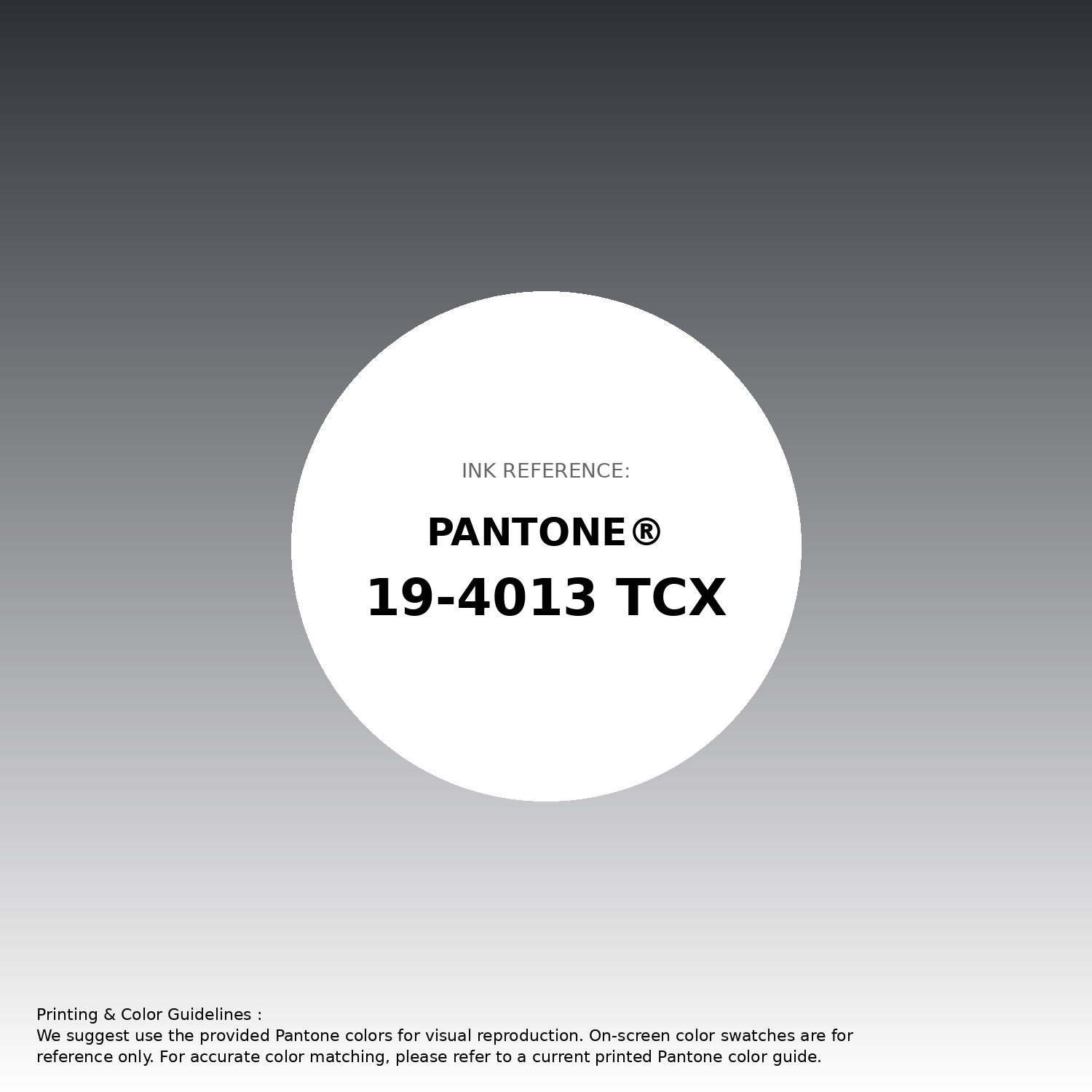 Hex Color #2e2f36 | Printing Match PANTONE 19-4013 TCX | Color ...