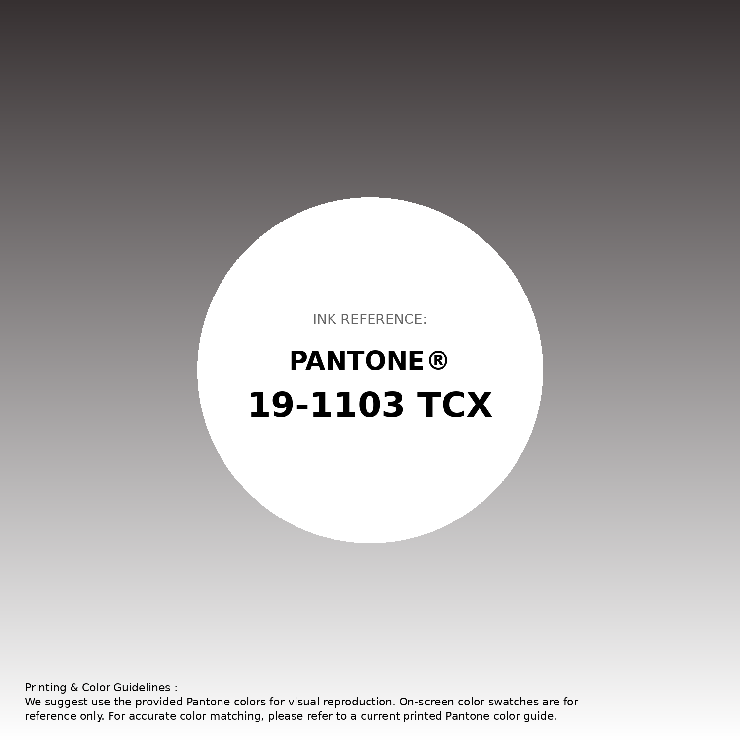 Hex Color #363031 | Printing Match PANTONE 19-1103 TCX | Color ...