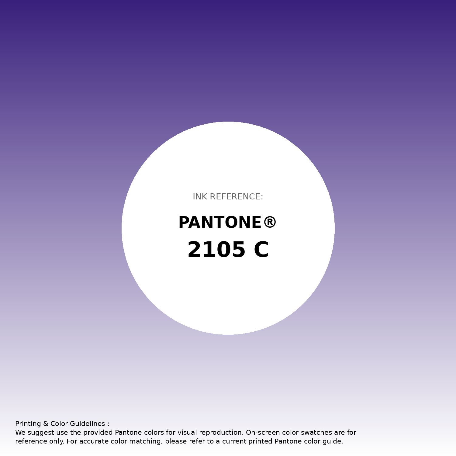 Hex Color #39207c | Printing Match PANTONE 2105 C | Color conversion ...