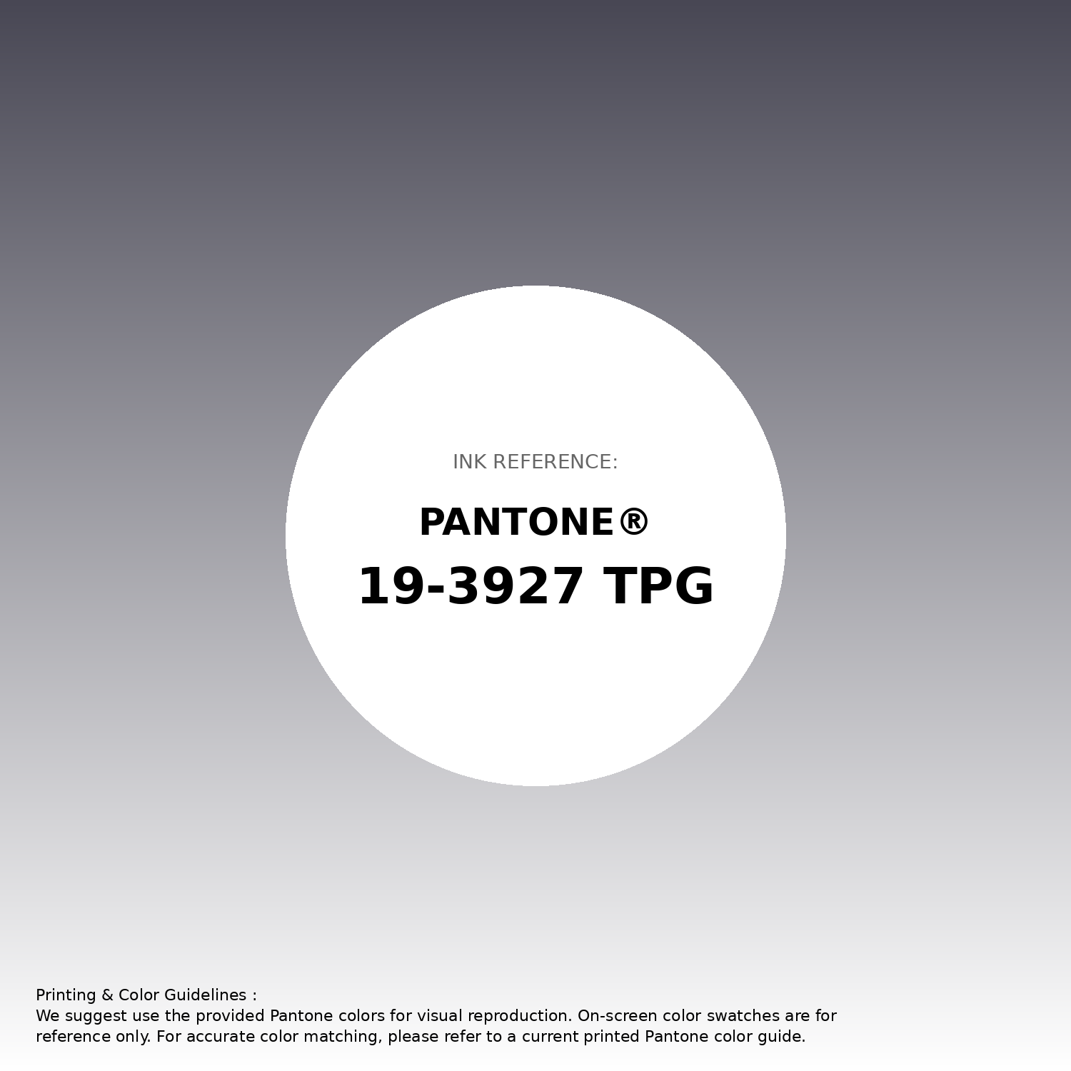Hex Color #484754 | Printing Match PANTONE 19-3927 TPG | Color ...