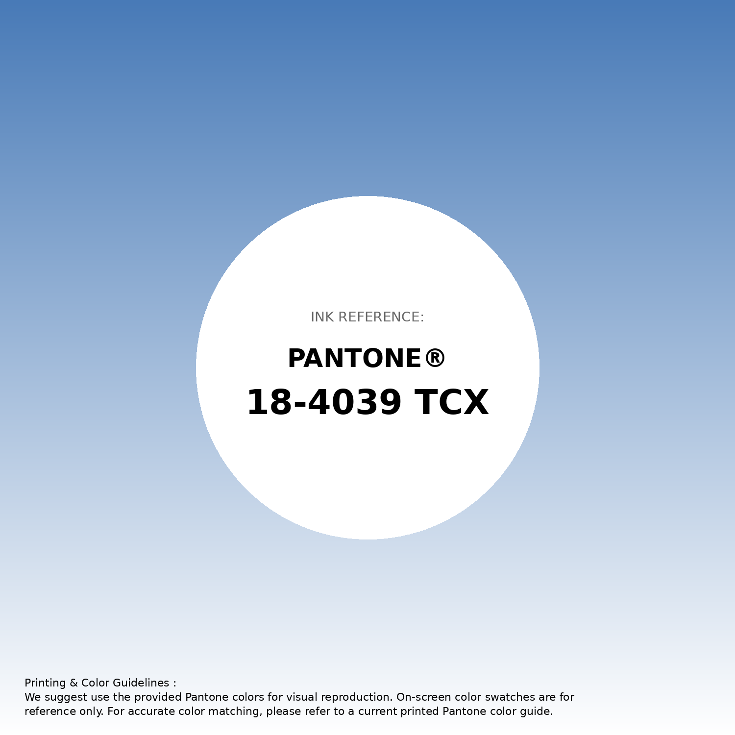 Hex Color #487ab7 | Printing Match PANTONE 18-4039 TCX | Color ...