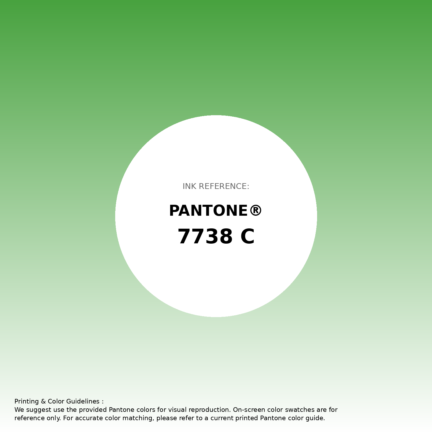 Hex Color #48a23f | Printing Match PANTONE 7738 C | Color conversion ...