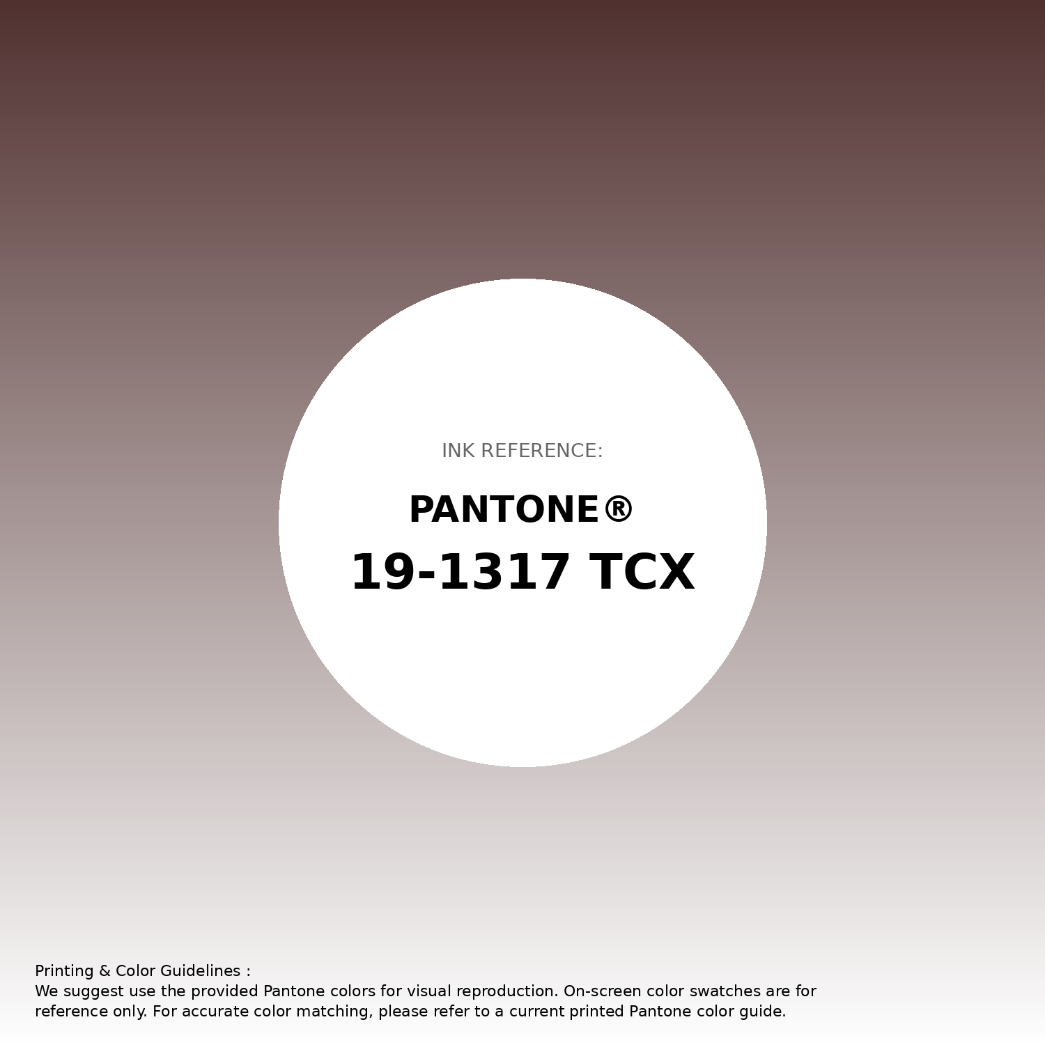 Hex Color #503130 | Pantone PANTONE 19-1317 TCX | Hsl | Rgb