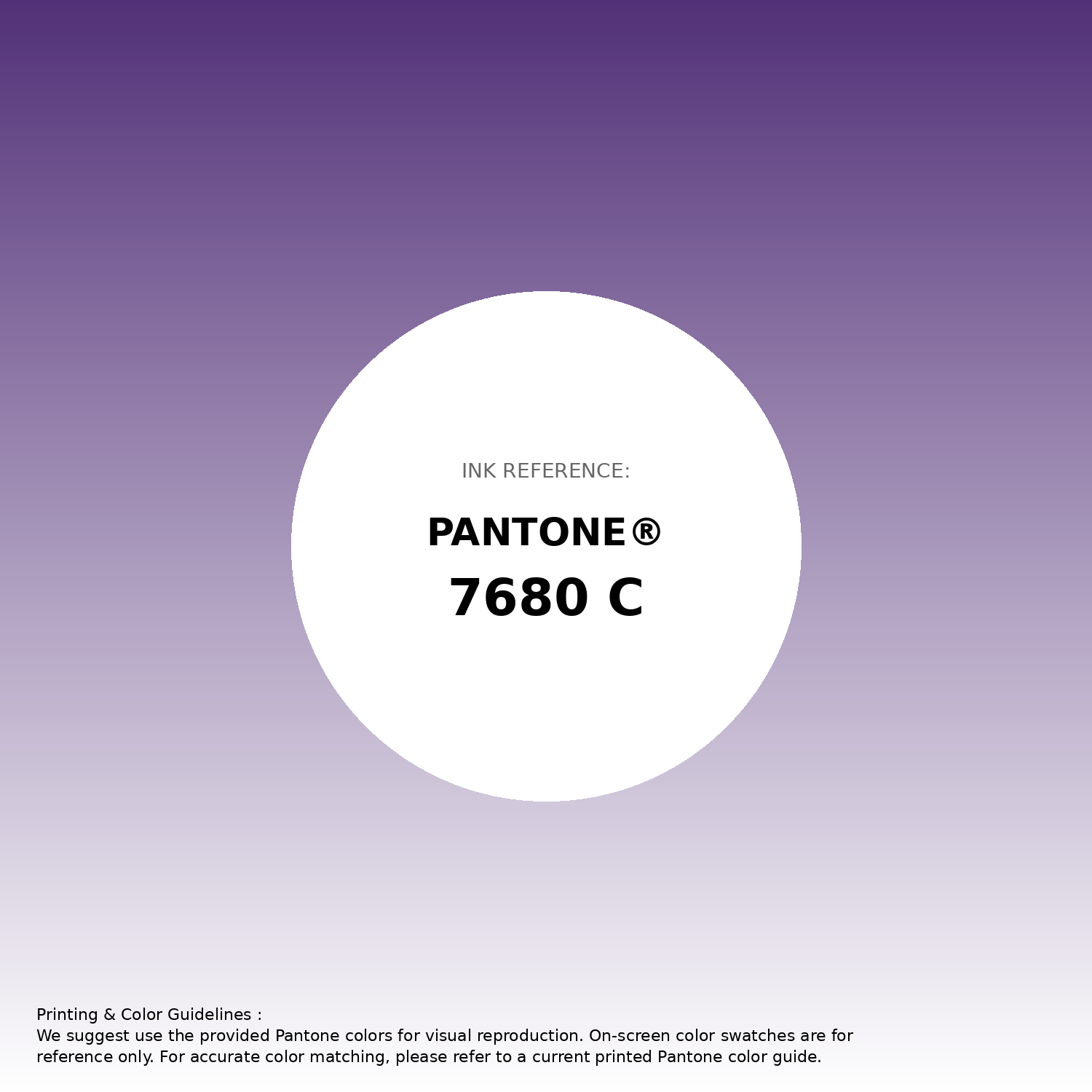 Hex Color #523178 | Printing Match PANTONE 7680 C | Color conversion ...
