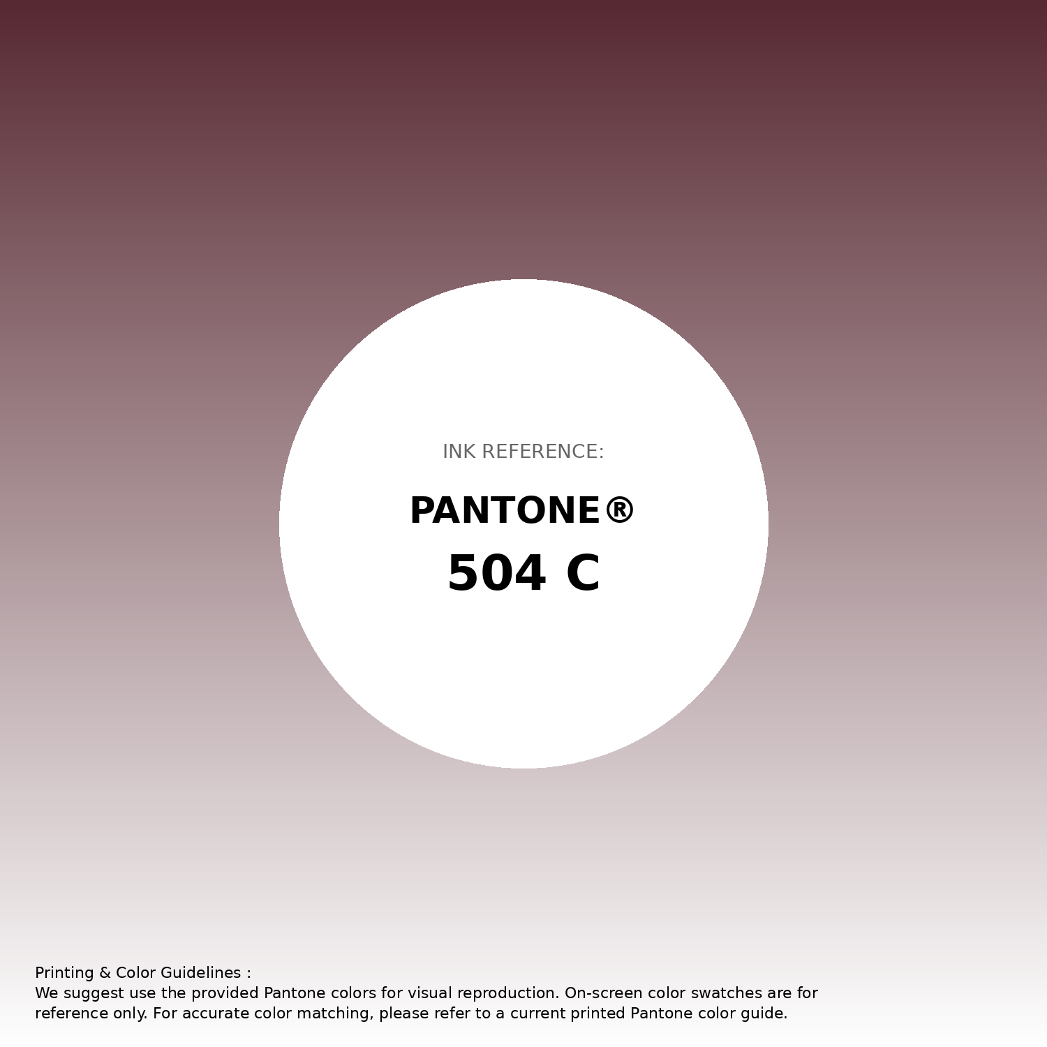 Hex Color #572932 | Printing Match PANTONE 504 C | Color conversion ...