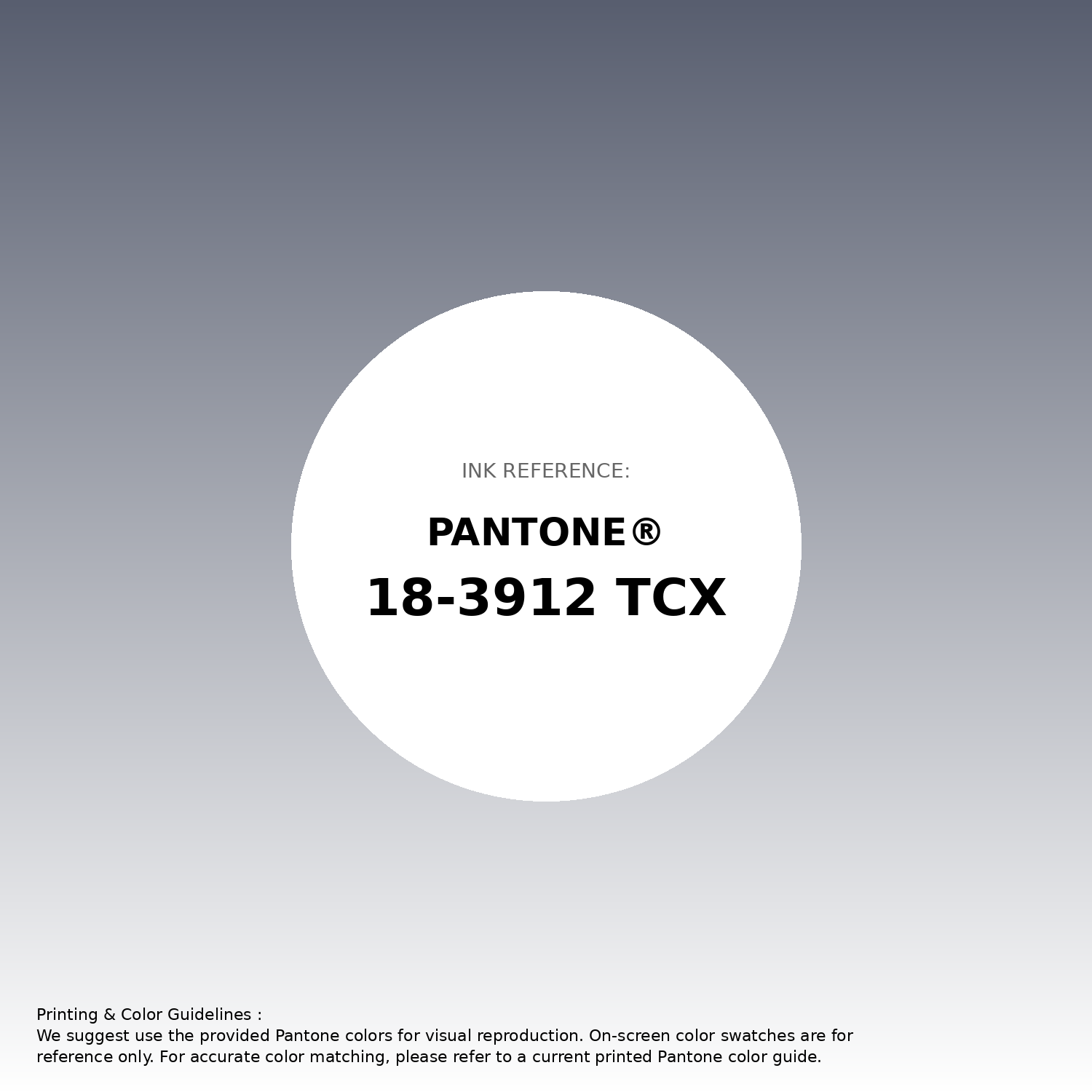 Hex Color #585e6f | Printing Match PANTONE 18-3912 TCX | Color ...