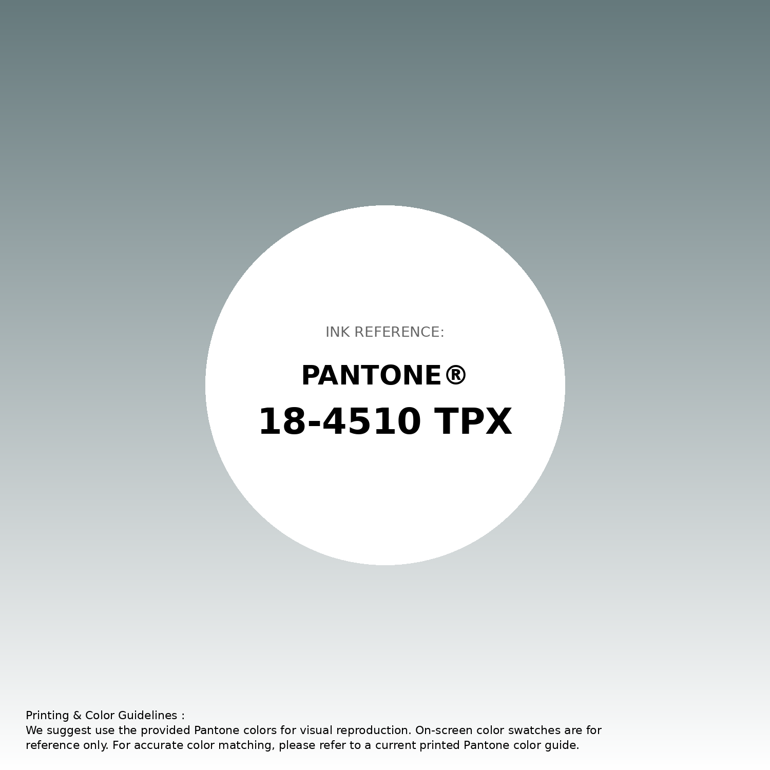 Hex Color #65797c | Printing Match PANTONE 18-4510 TPX | Color ...