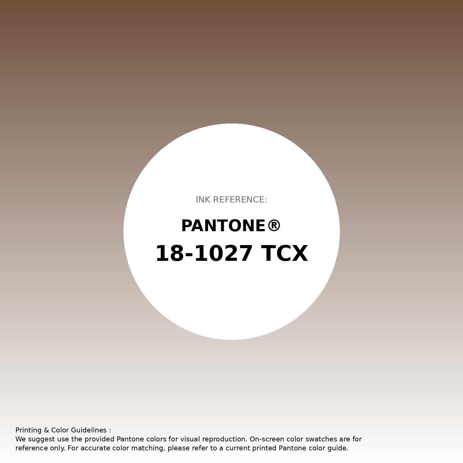 Hex Color #6e4f3a | Pantone PANTONE 18-1027 TCX | Hsl | Rgb