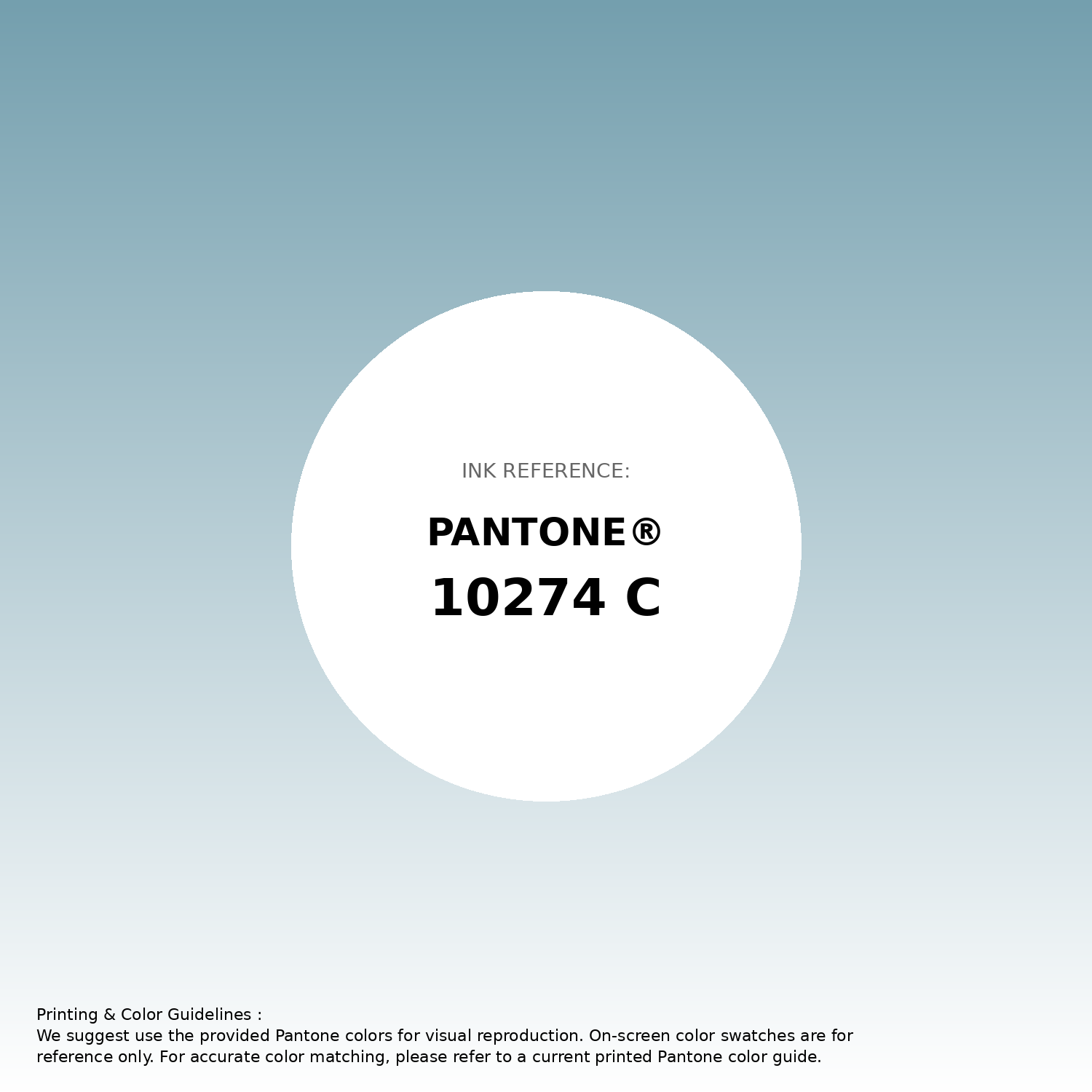 Hex Color #749fae | Printing Match PANTONE 10274 C | Color conversion ...