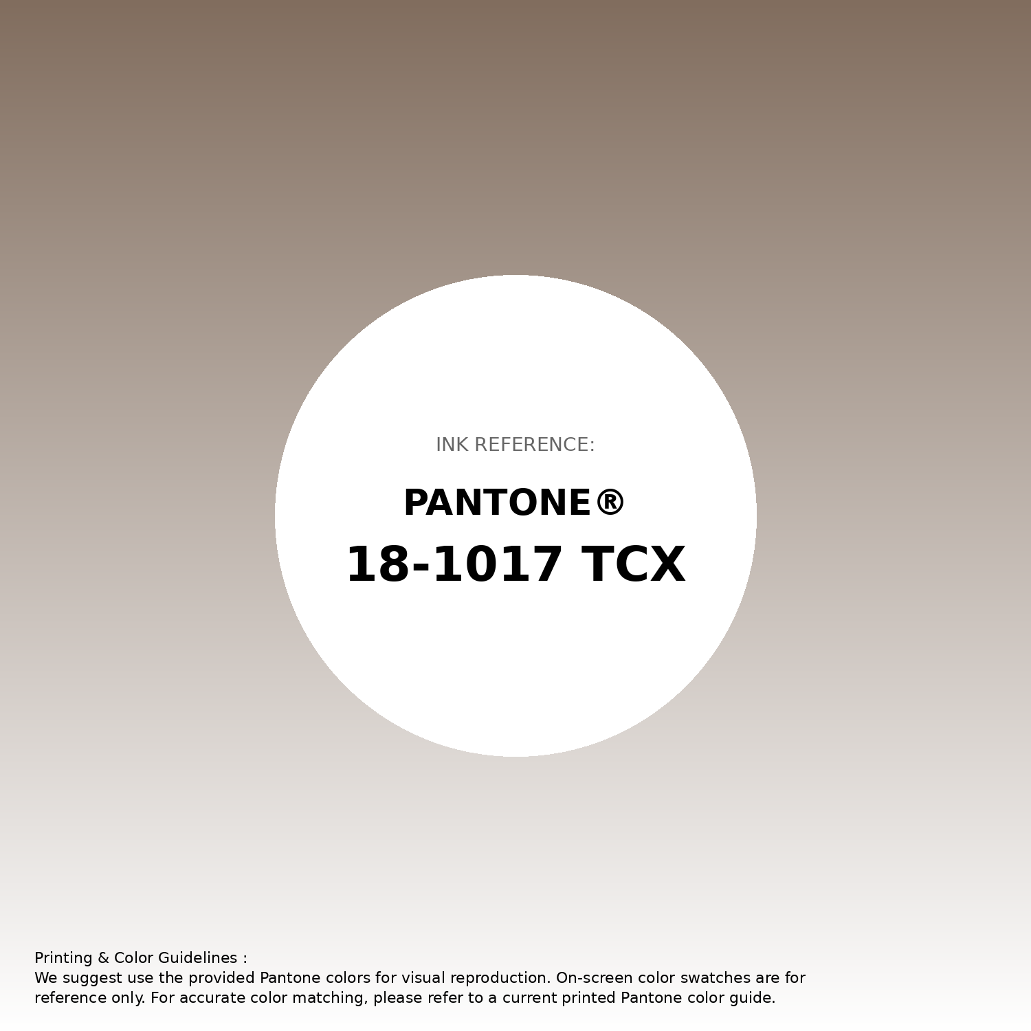 Hex Color #816d5e | Printing Match PANTONE 18-1017 TCX | Color ...