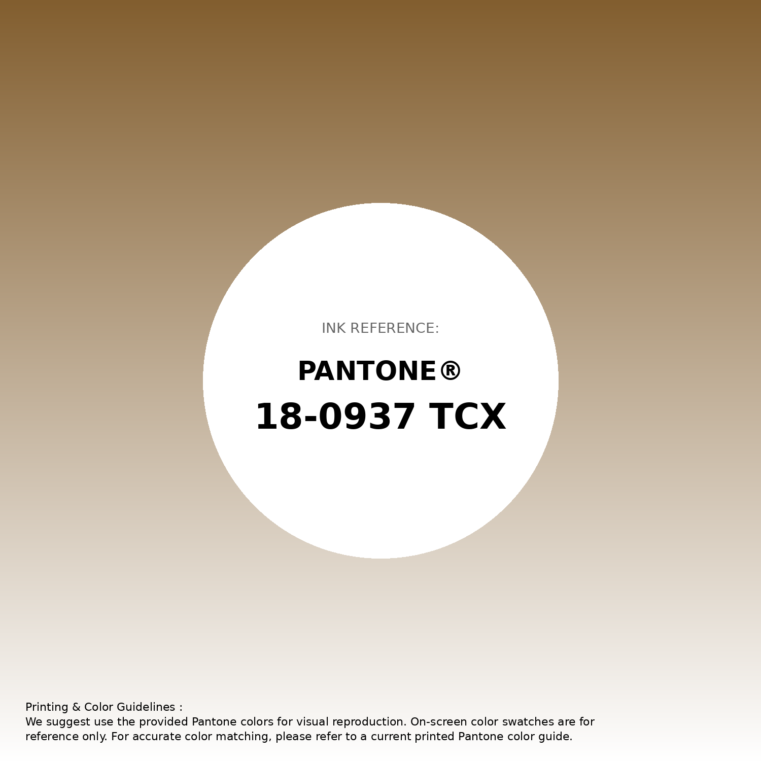 Bronze Brown | Printing Match PANTONE 18-0937 TCX | Color conversion ...