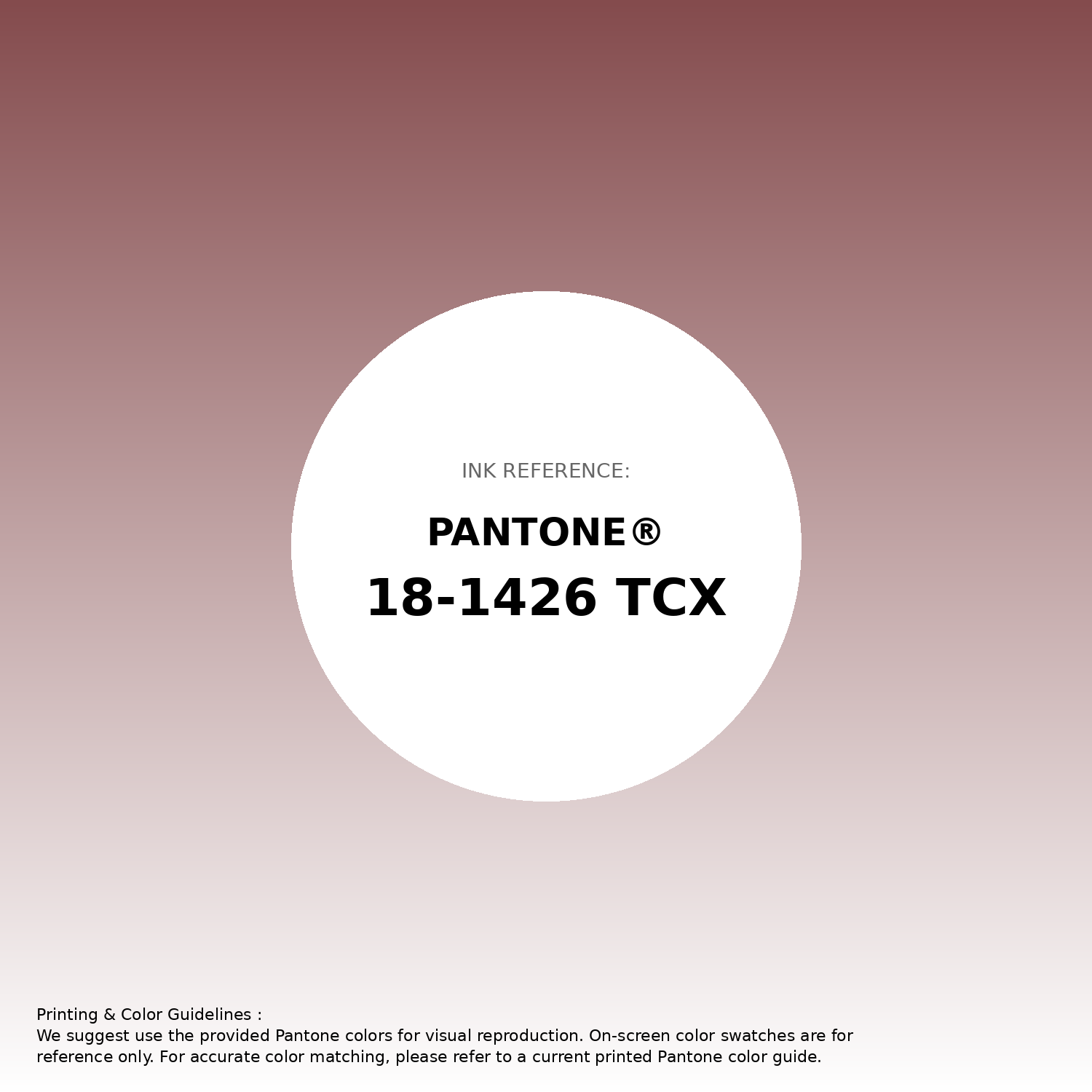 Hex Color #844b4d | Printing Match PANTONE 18-1426 TCX | Color ...
