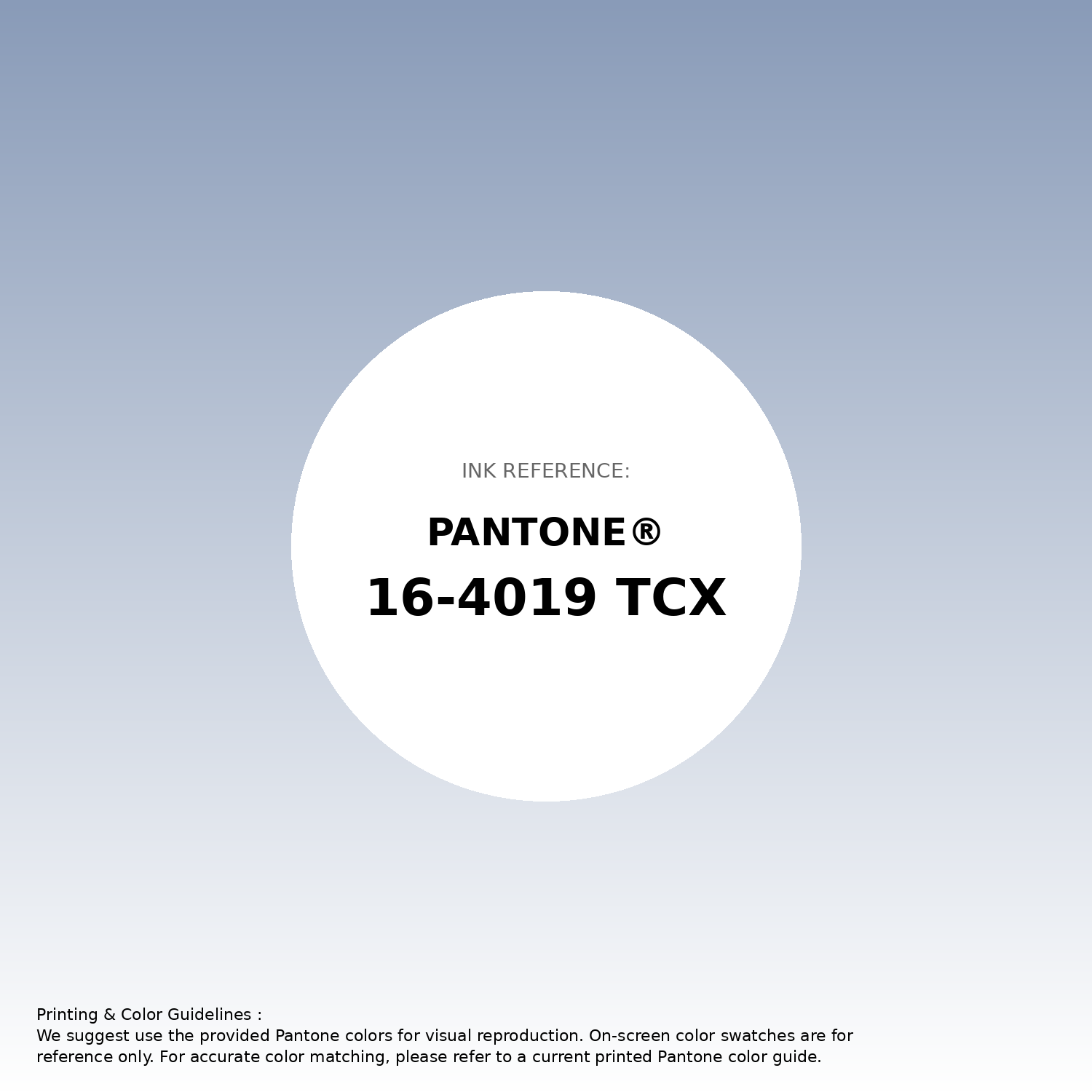 Hex Color #899bb8 | Printing Match PANTONE 16-4019 TCX | Color ...
