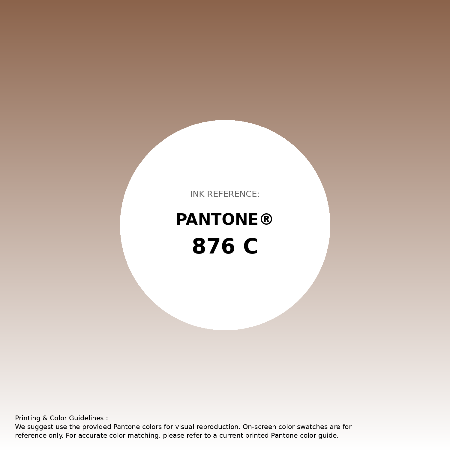 Hex Color #8b634b | Printing Match PANTONE 876 C | Color conversion ...