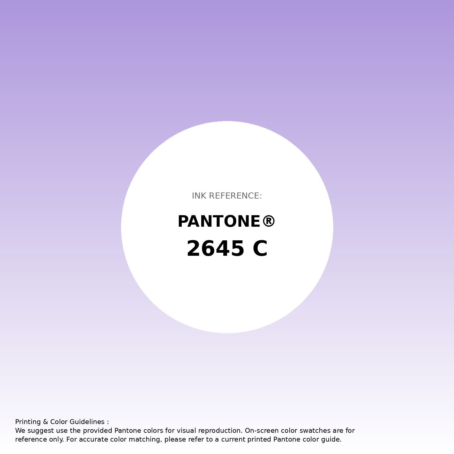Hex Color #ad96dc | Printing Match PANTONE 2645 C | Color conversion ...