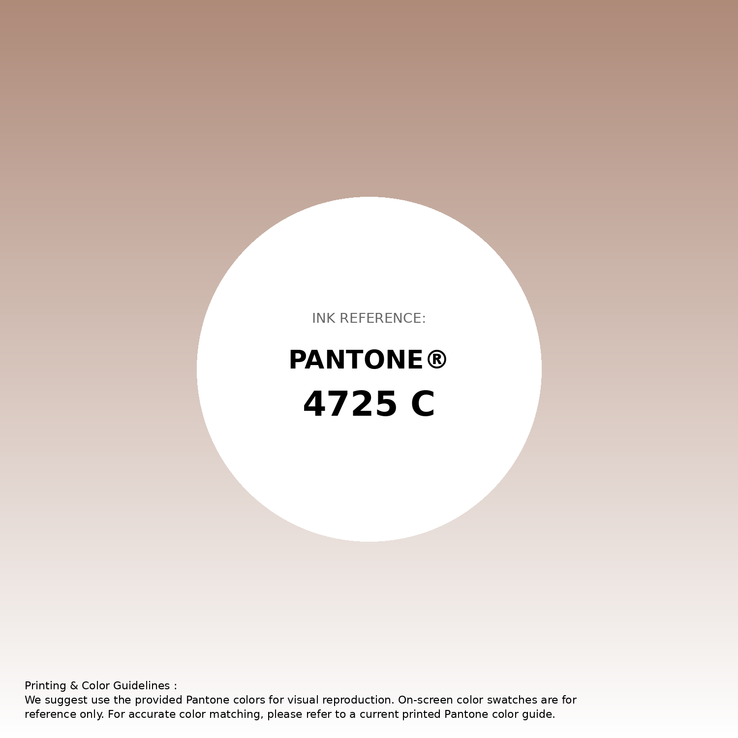 Hex Color #ae8a79 | Printing Match PANTONE 4725 C | Color conversion ...