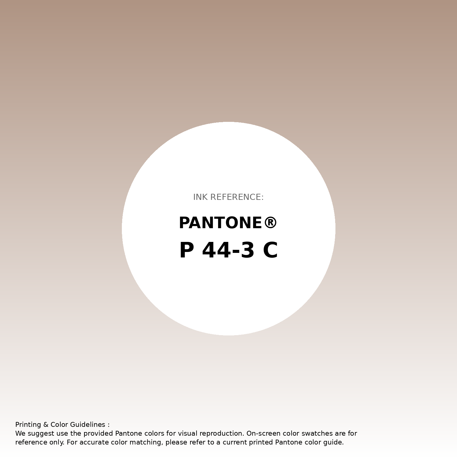 Warm Taupe | Printing Match PANTONE P 44-3 C | Color conversion CMYK ...