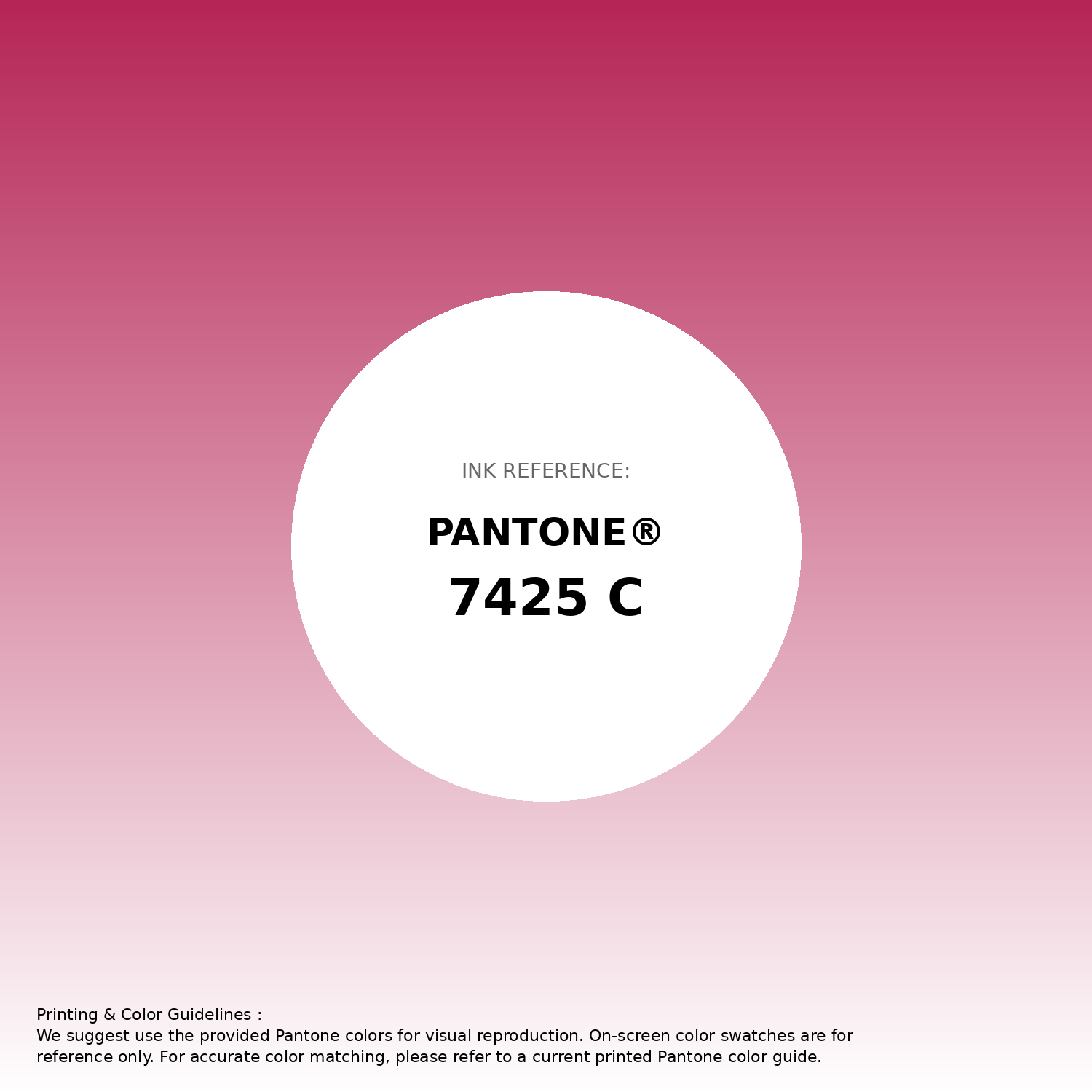 Hex Color #b52555 | Printing Match PANTONE 7425 C | Color conversion ...