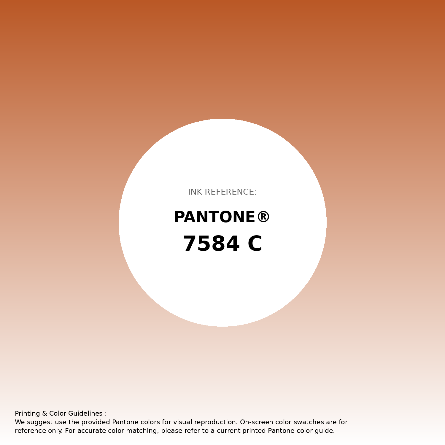 Hex Color #ba5826 | Printing Match PANTONE 7584 C | Color conversion ...