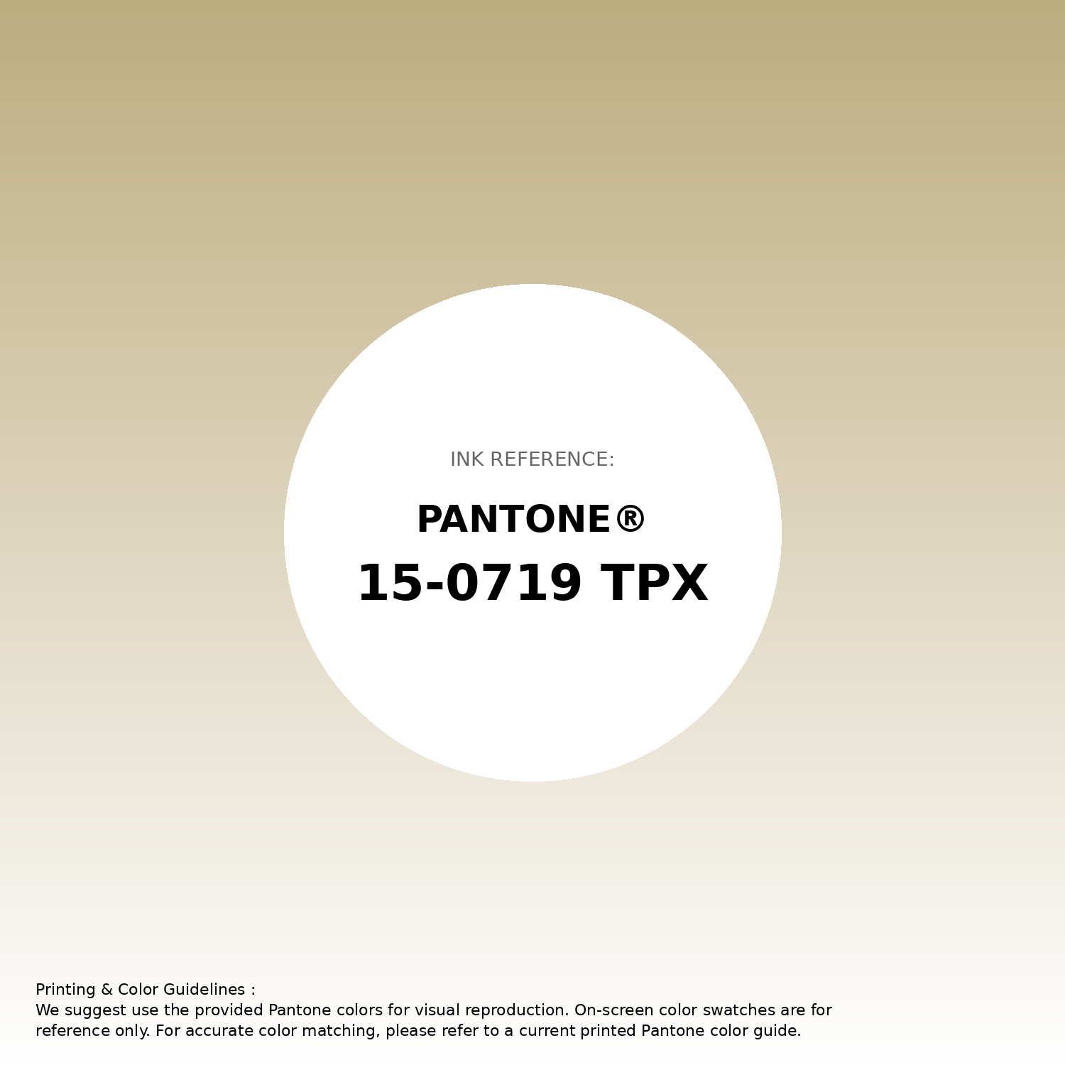 Hex Color #bdac7e | Printing Match PANTONE 15-0719 TPX | Color ...