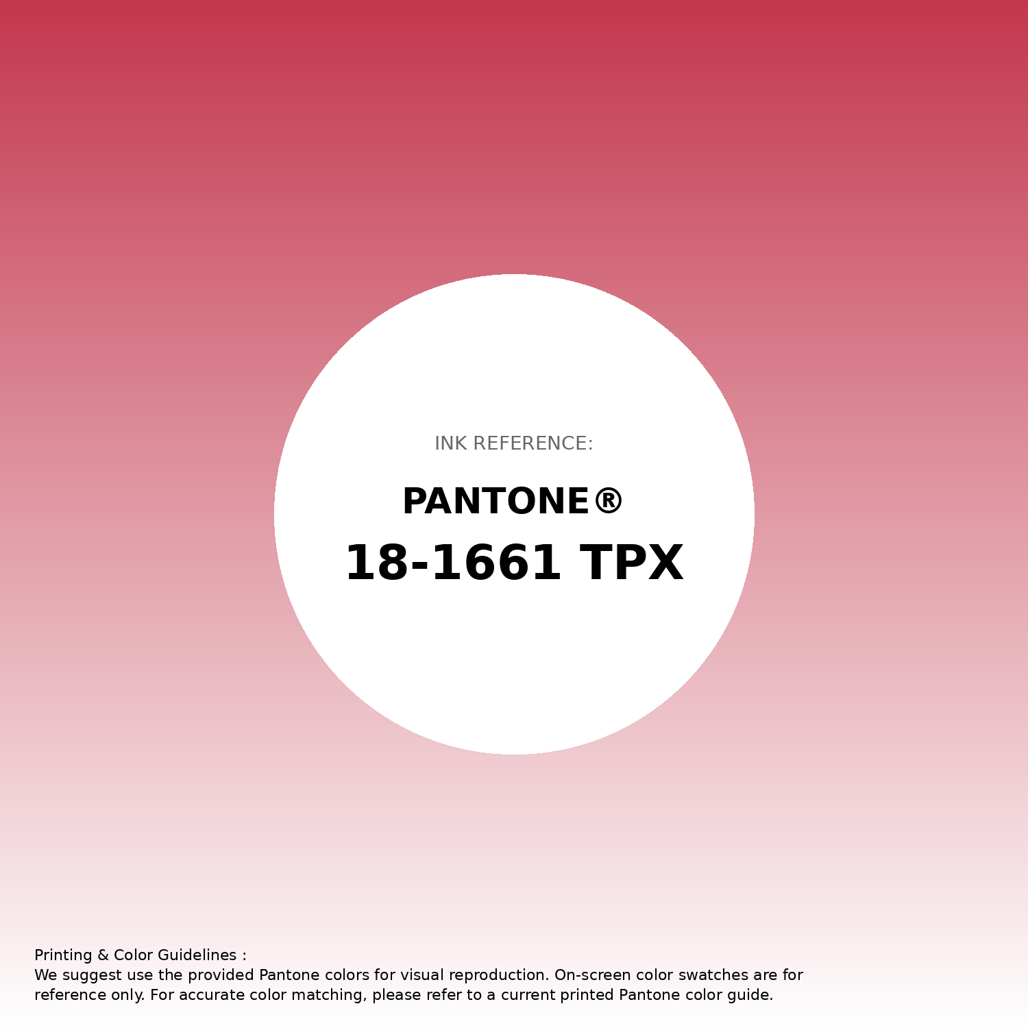 Hex Color #c3374d | Printing Match PANTONE 18-1661 TPX | Color ...