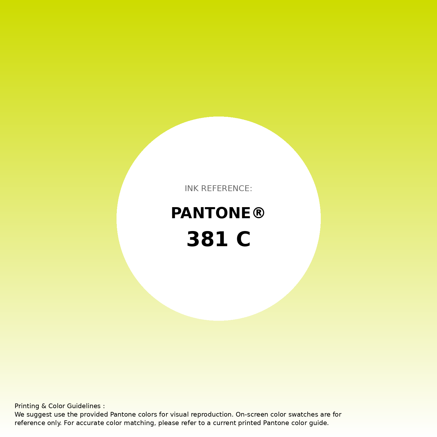 Hex Color #cedc00 | Printing Match PANTONE 381 C | Color conversion ...