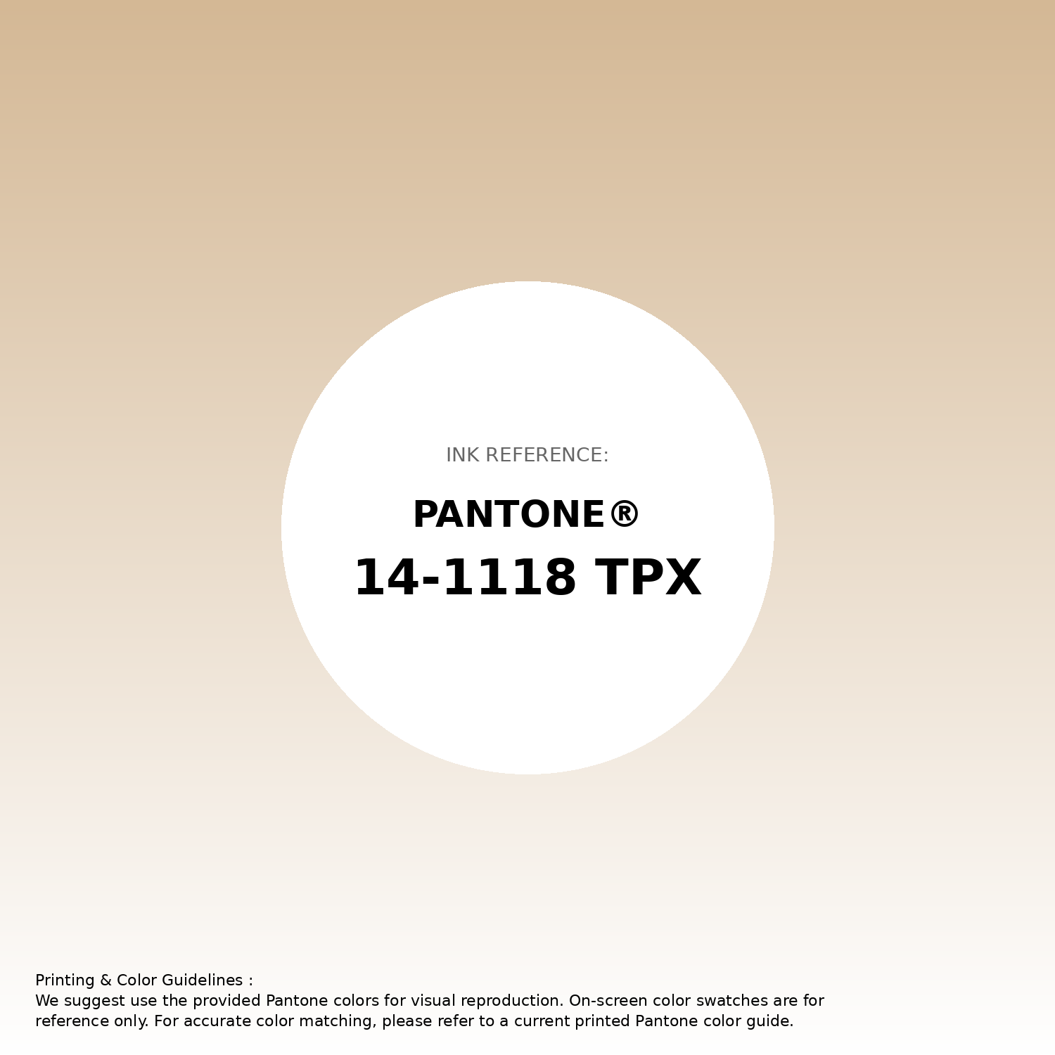 Hex Color #d4b895 | Printing Match PANTONE 14-1118 TPX | Color ...