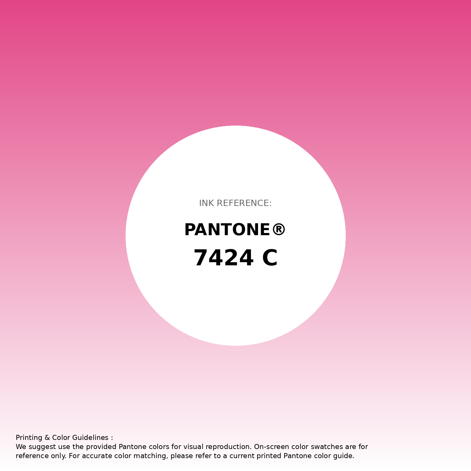 Hex Color #e24585 | Printing Match PANTONE 7424 C | Color conversion ...
