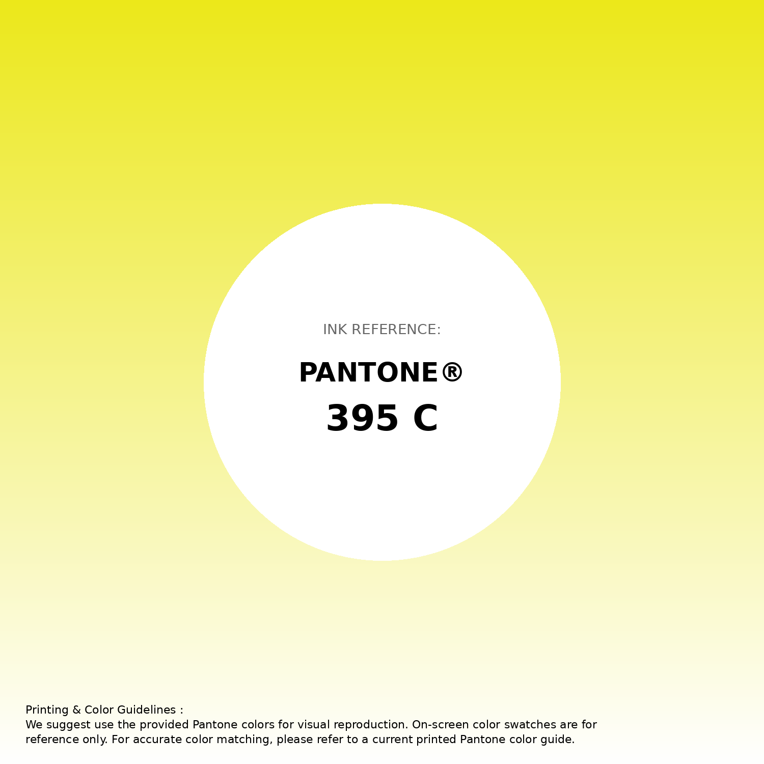 Hex Color #ece81a | Printing Match PANTONE 395 C | Color conversion ...