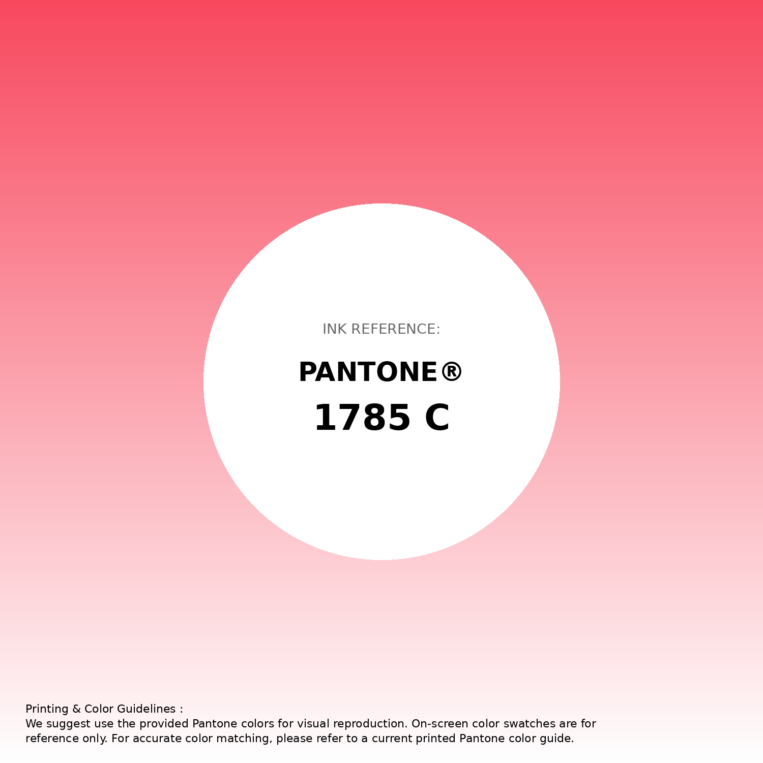 Hex Color #f8485e | Printing Match PANTONE 1785 C | Color conversion ...