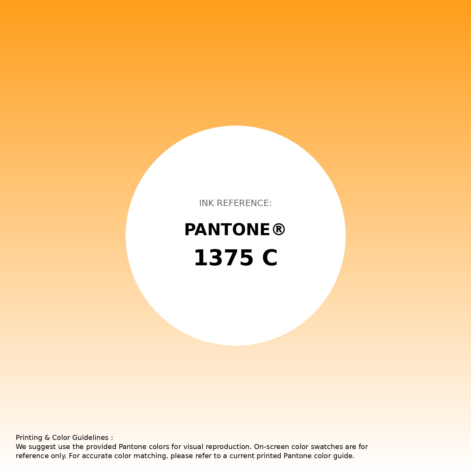 Hex Color #ff9e1b | Printing Match PANTONE 1375 C | Color conversion ...