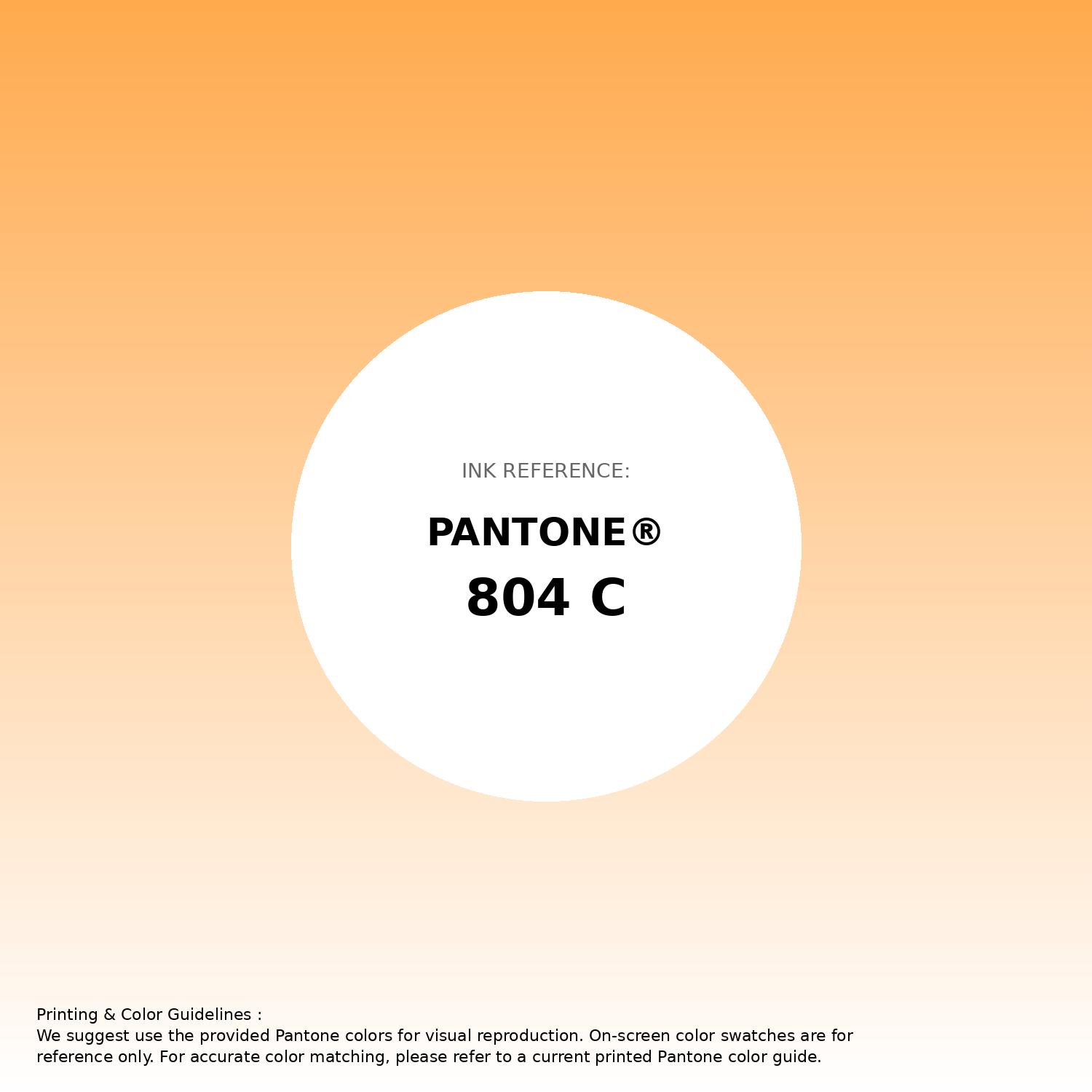 Hex Color #ffaa4d | Printing Match PANTONE 804 C | Color conversion ...