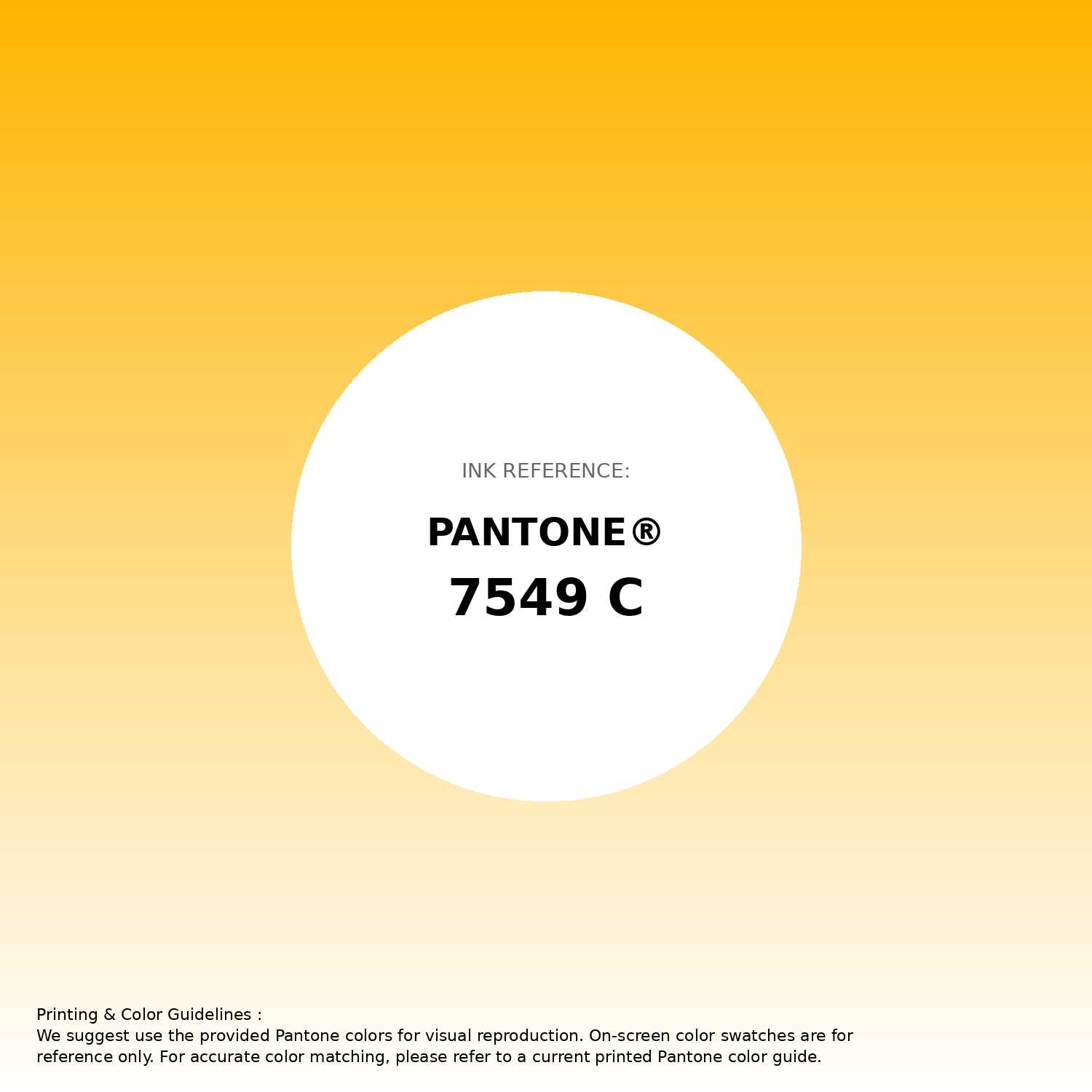 Hex Color #ffb500 | Pantone PANTONE 7549 C | Hsl | Rgb