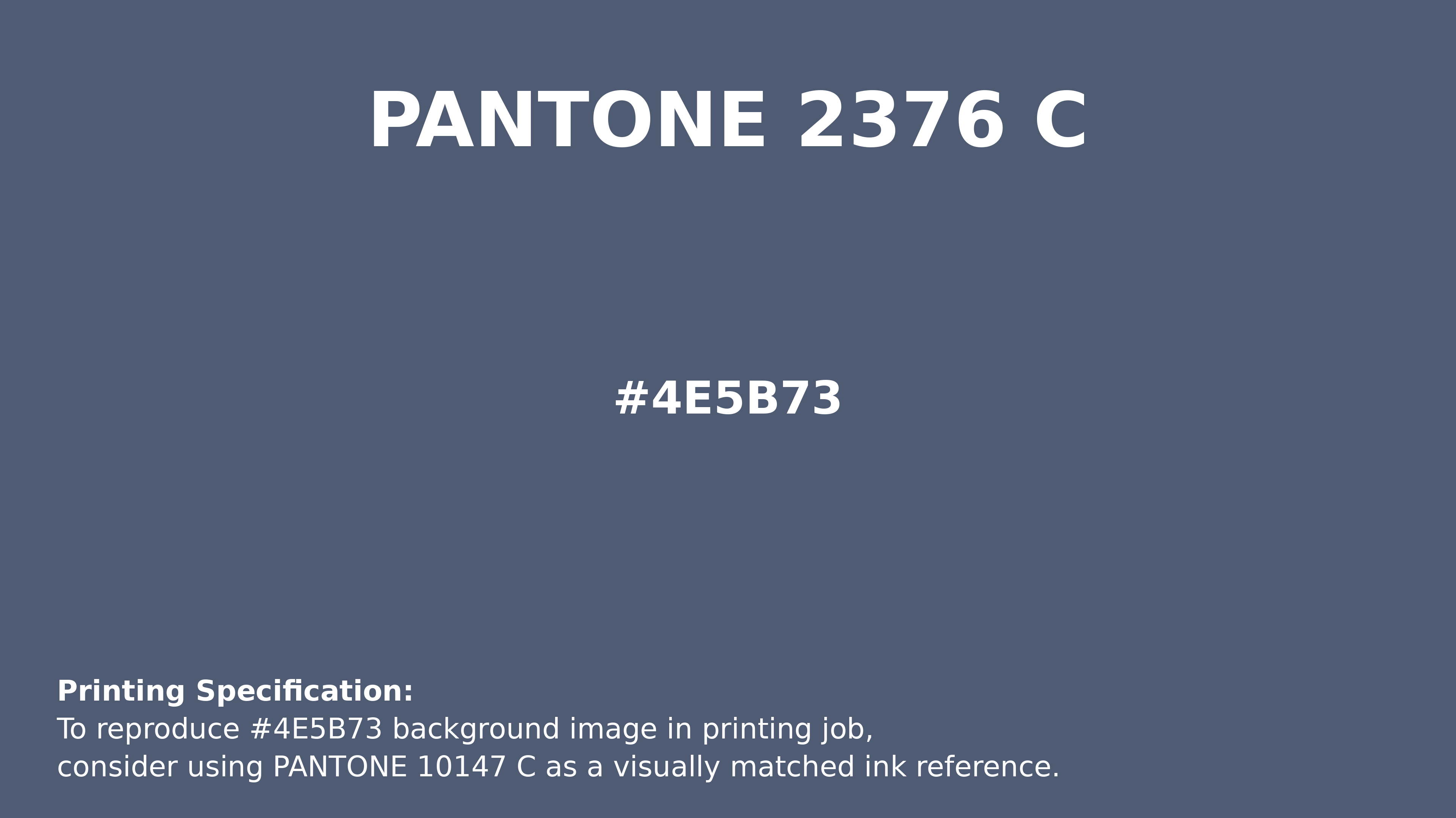 Hex Color #4e5b73 | Printing Match PANTONE 2376 C | Color conversion ...