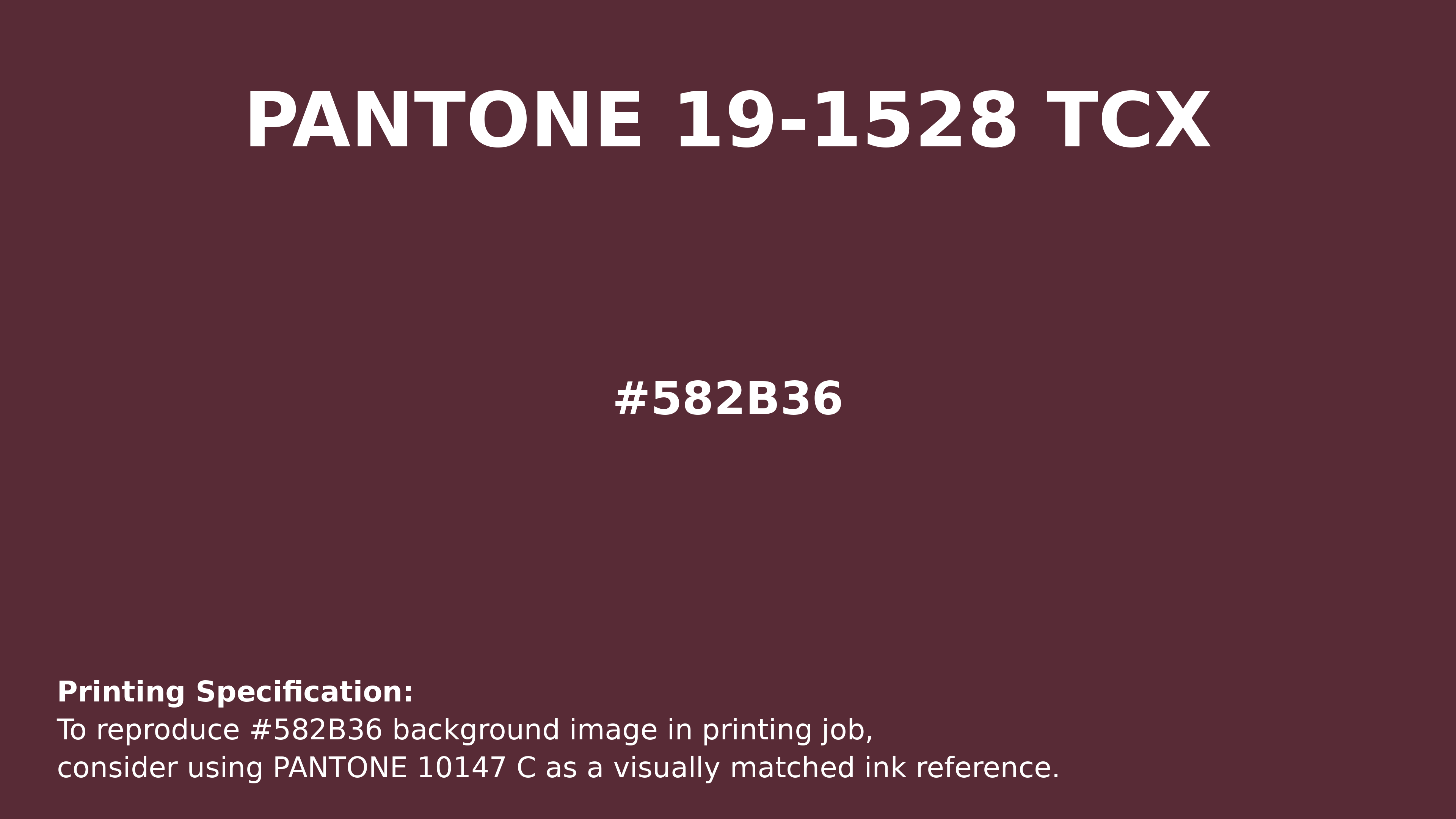 Windsor Wine | Printing Match PANTONE 19-1528 TCX | Color conversion ...
