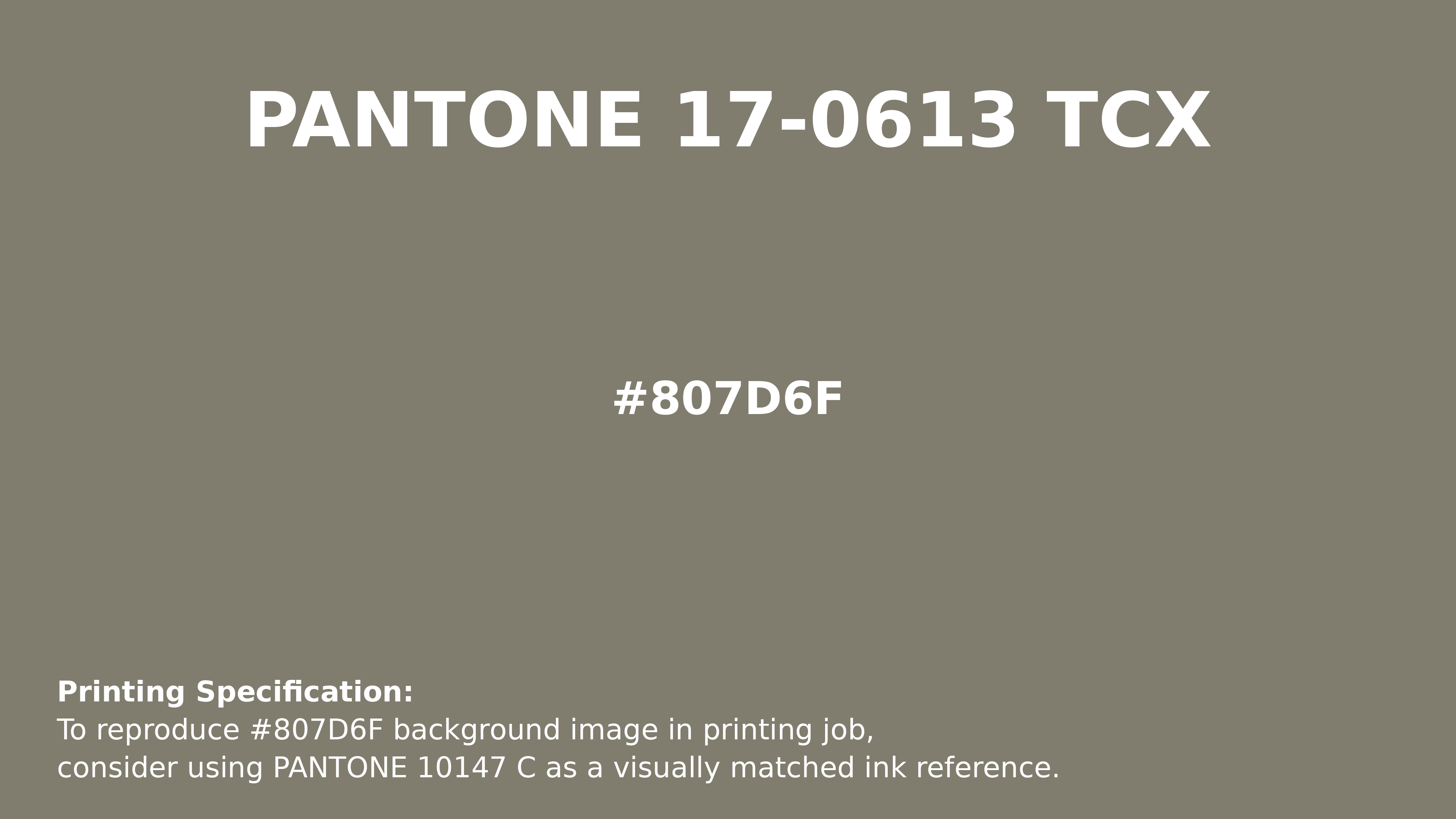 Vetiver | Printing Match PANTONE 17-0613 TCX | Color conversion CMYK ...