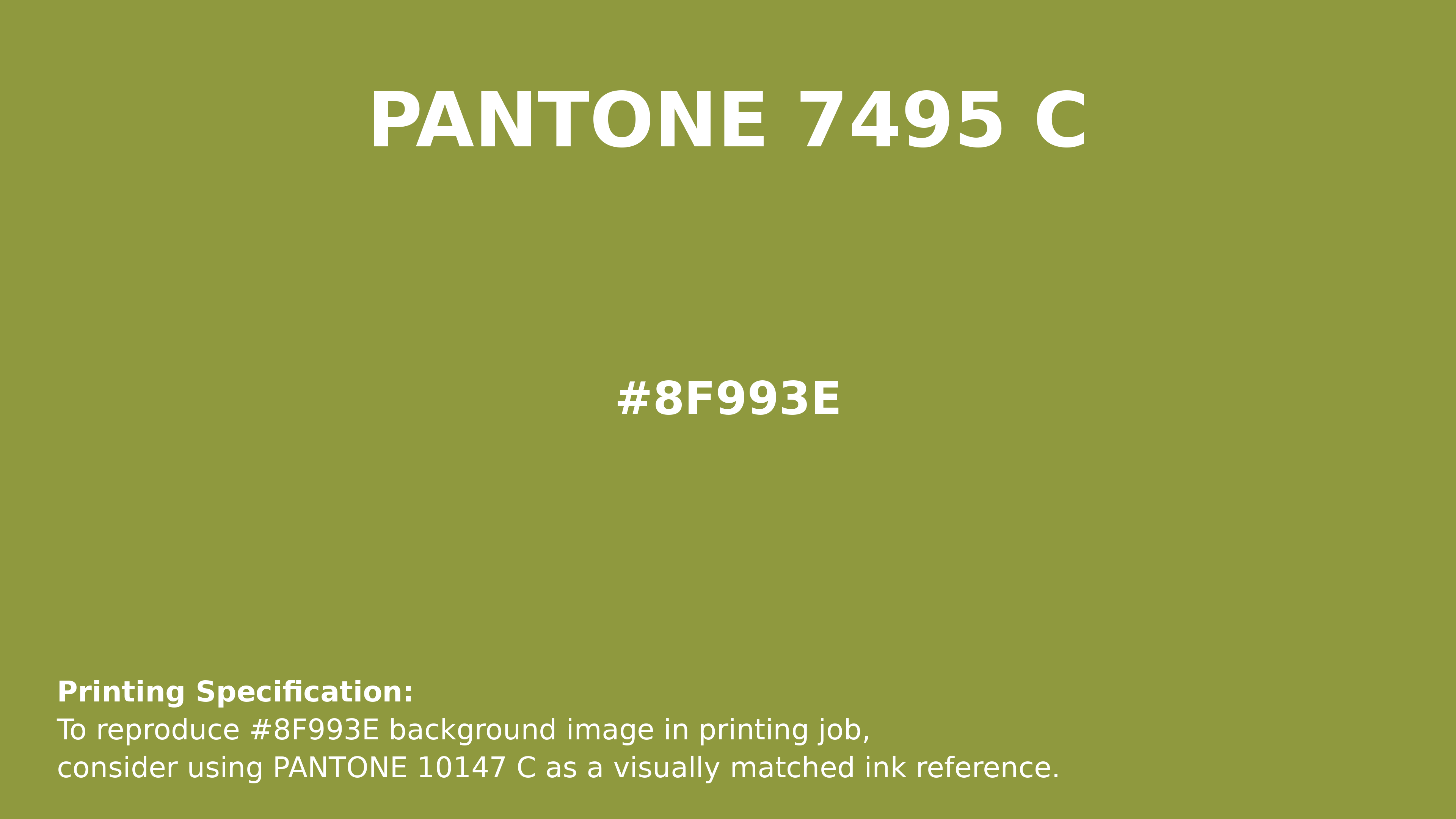 Hex Color #8f993e | Printing Match PANTONE 7495 C | Color conversion ...