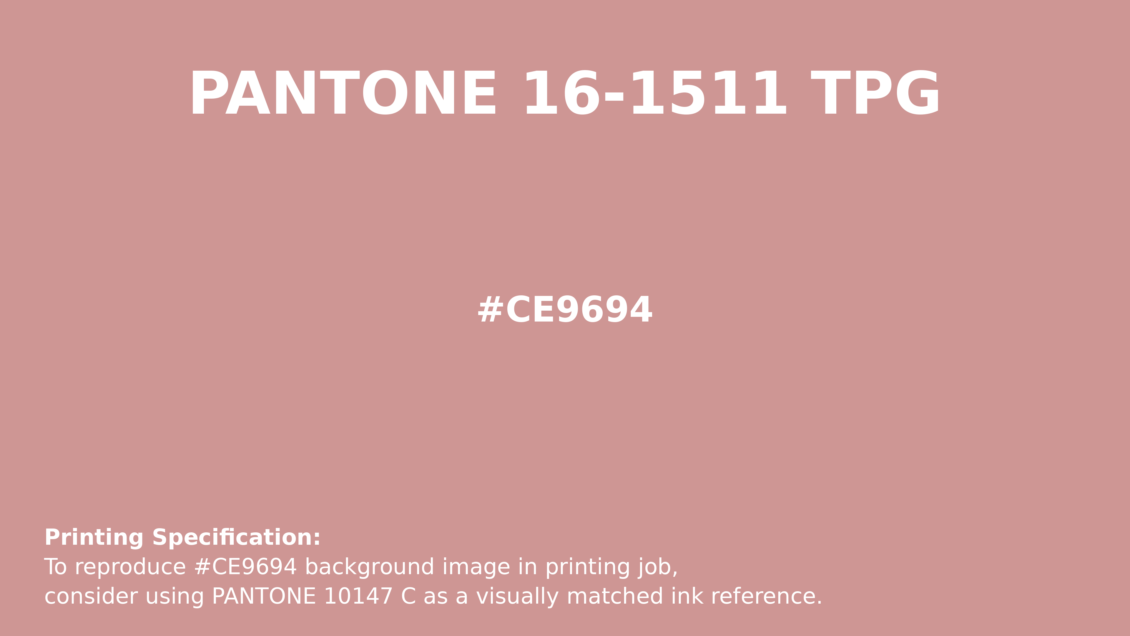 Hex Color #ce9694 | Printing Match PANTONE 16-1511 TPG | Color ...