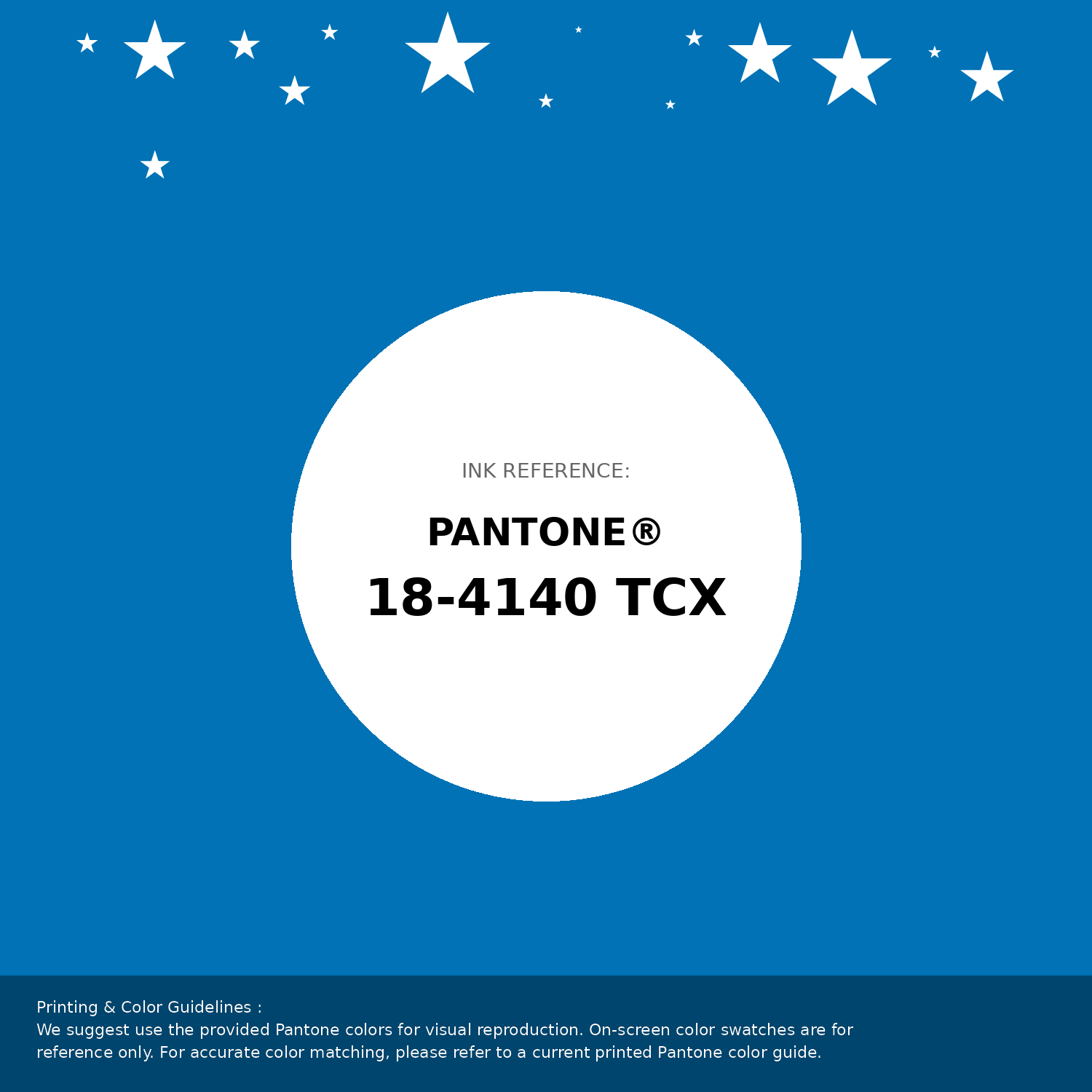 Hex Color #0072B5 | Printing Match PANTONE 18-4140 TCX | Color ...