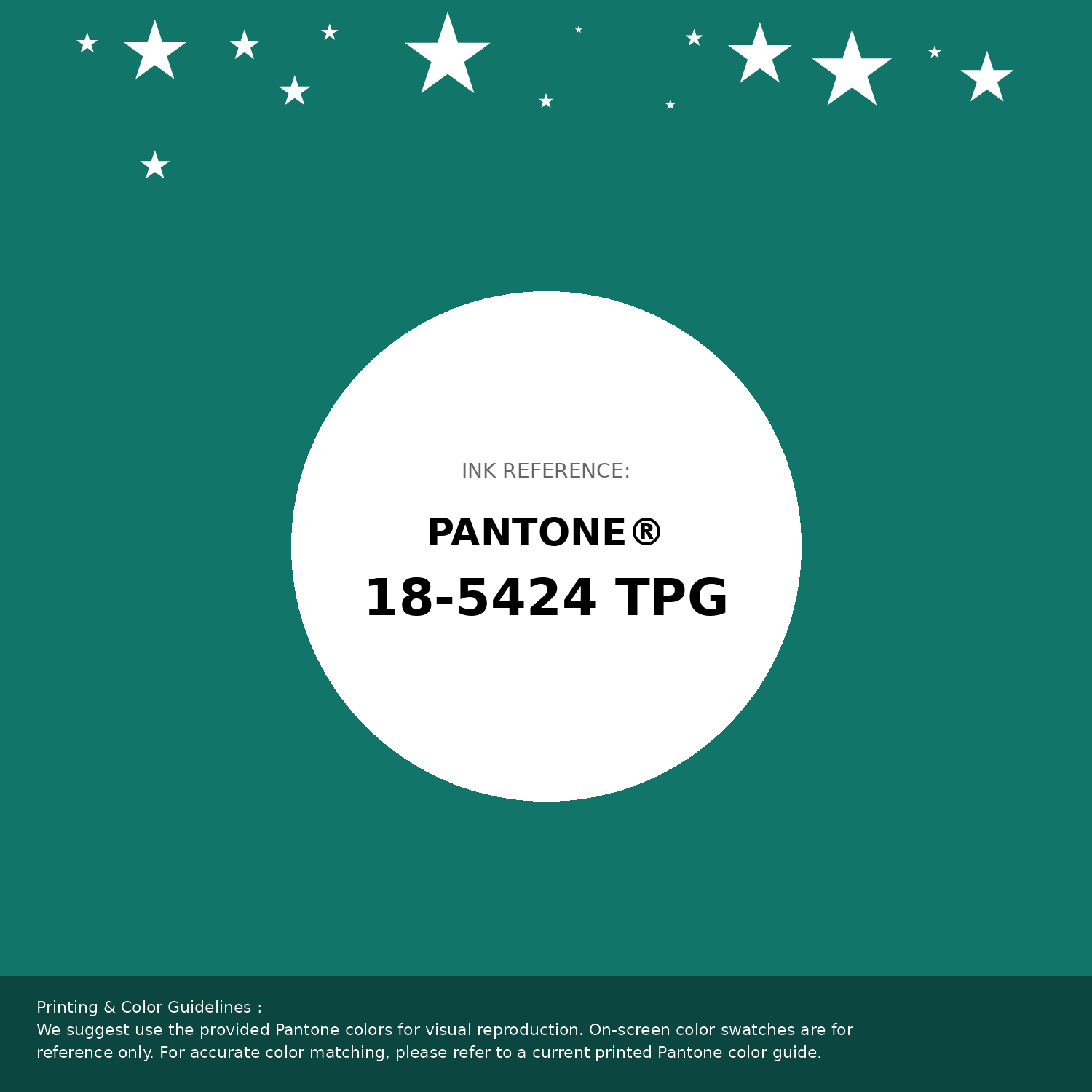 Hex Color #12756a | Printing Match PANTONE 18-5424 TPG | Color ...