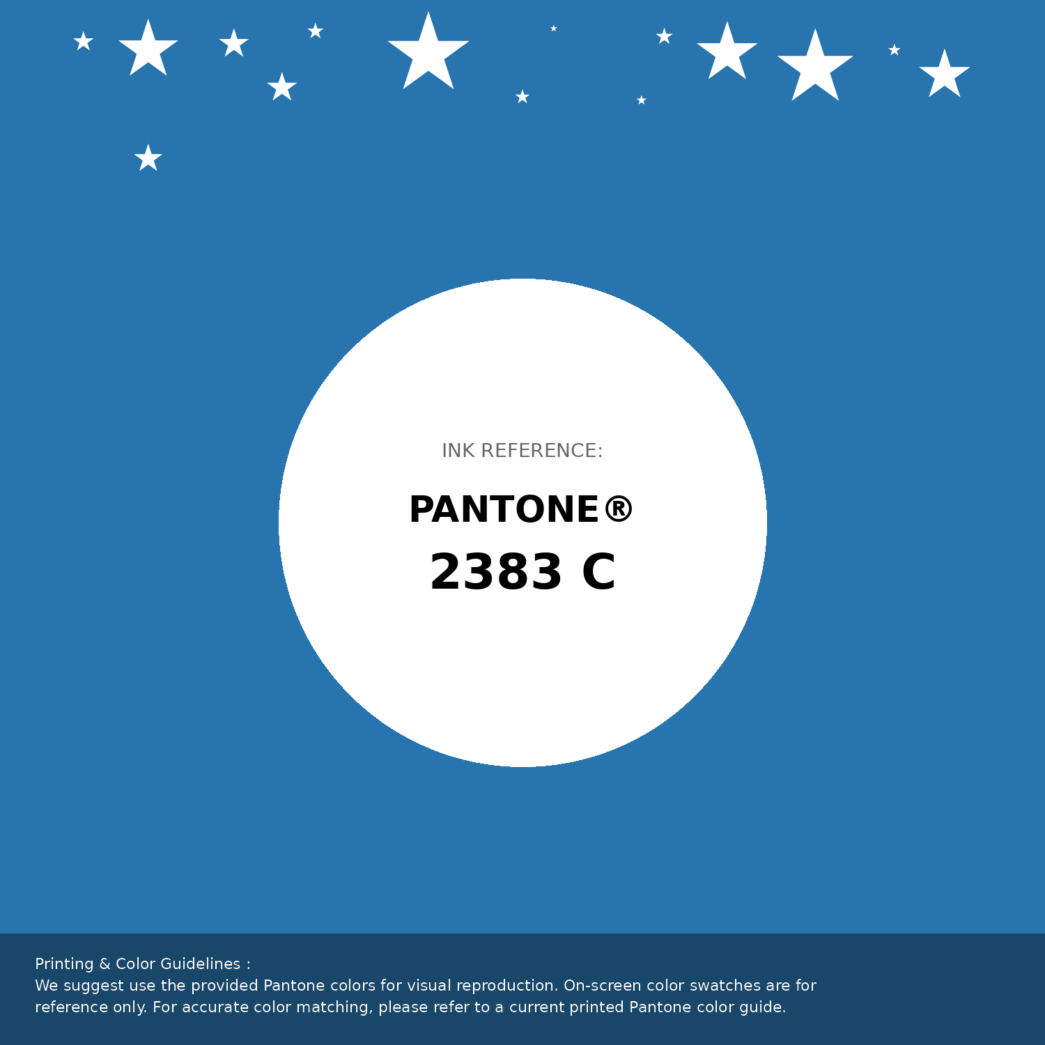 Hex Color #2774ae | Printing Match PANTONE 2383 C | Color conversion ...