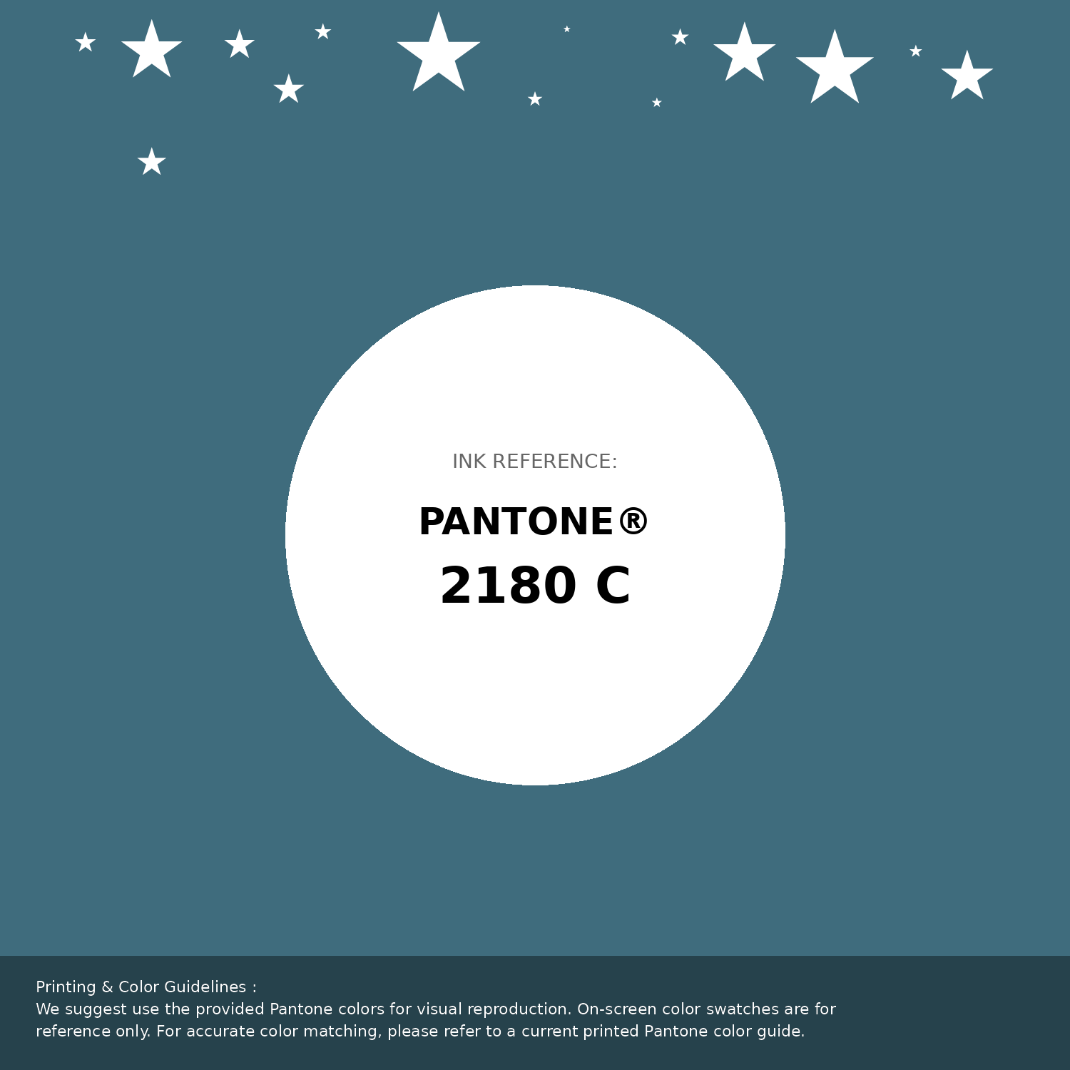 Hex Color #3f6c7d | Printing Match PANTONE 2180 C | Color conversion ...