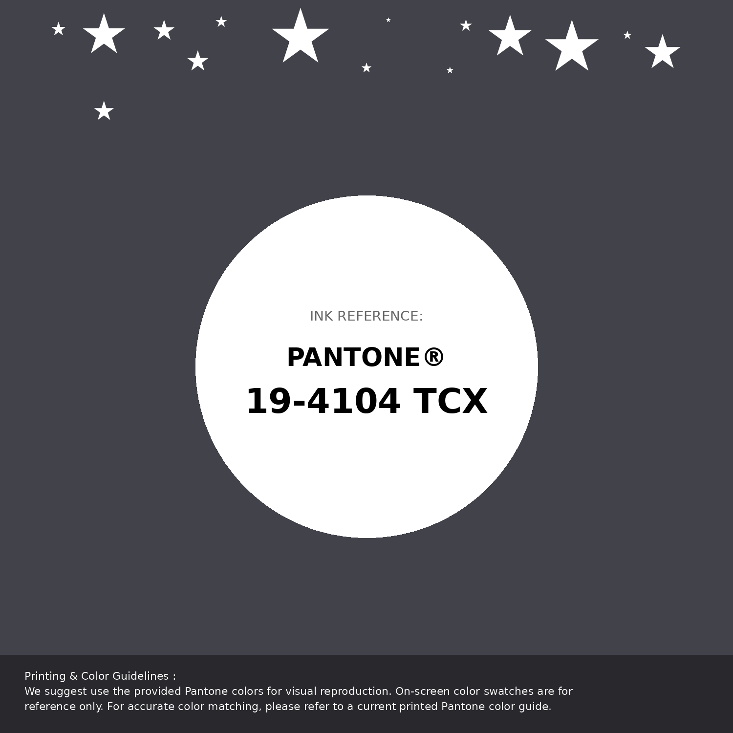 Hex Color #41424a | Pantone PANTONE 19-4104 TCX | Hsl | Rgb