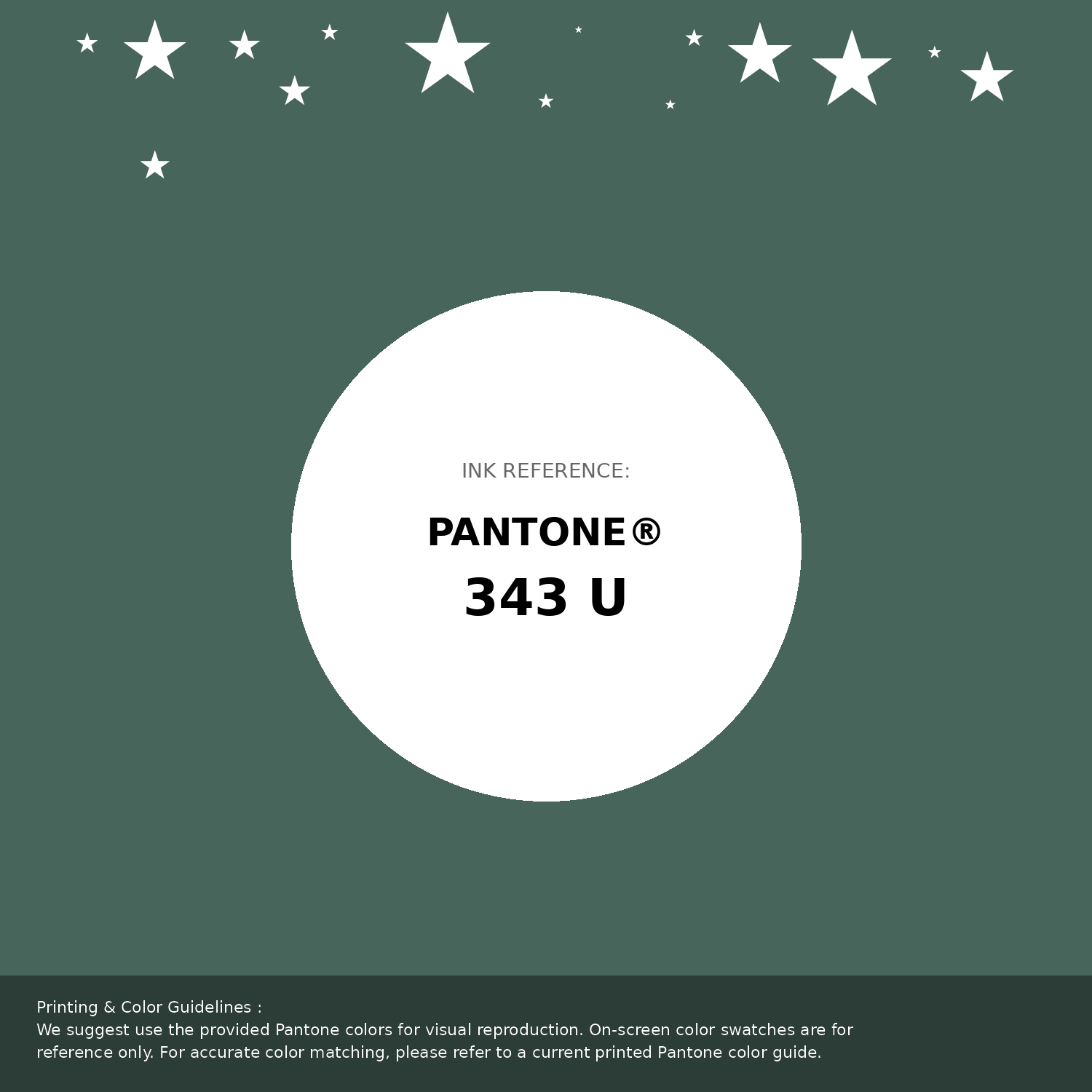 Hex Color #48655b | Printing Match PANTONE 343 U | Color conversion ...