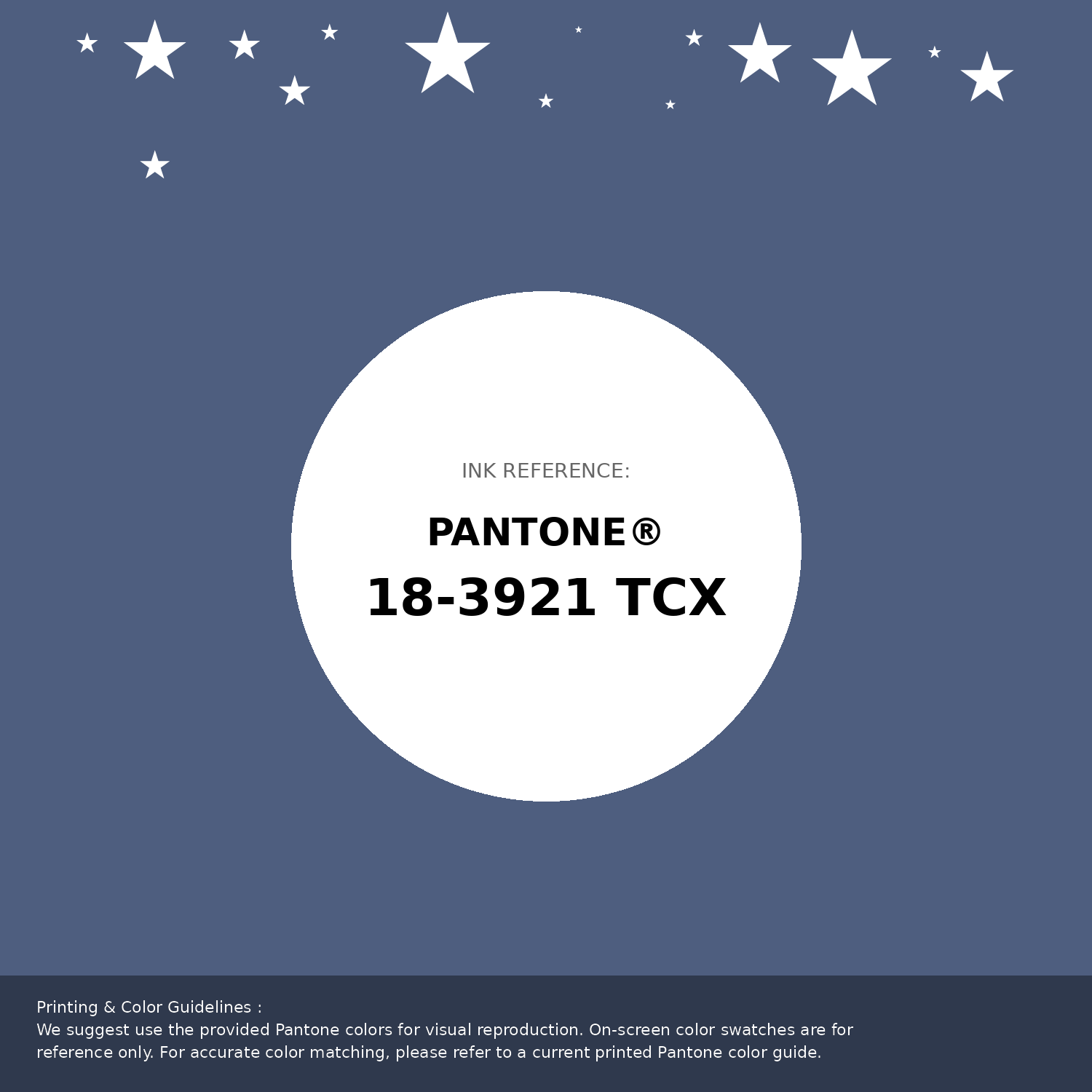 Hex Color #4e5e7f | Printing Match PANTONE 18-3921 TCX | Color ...