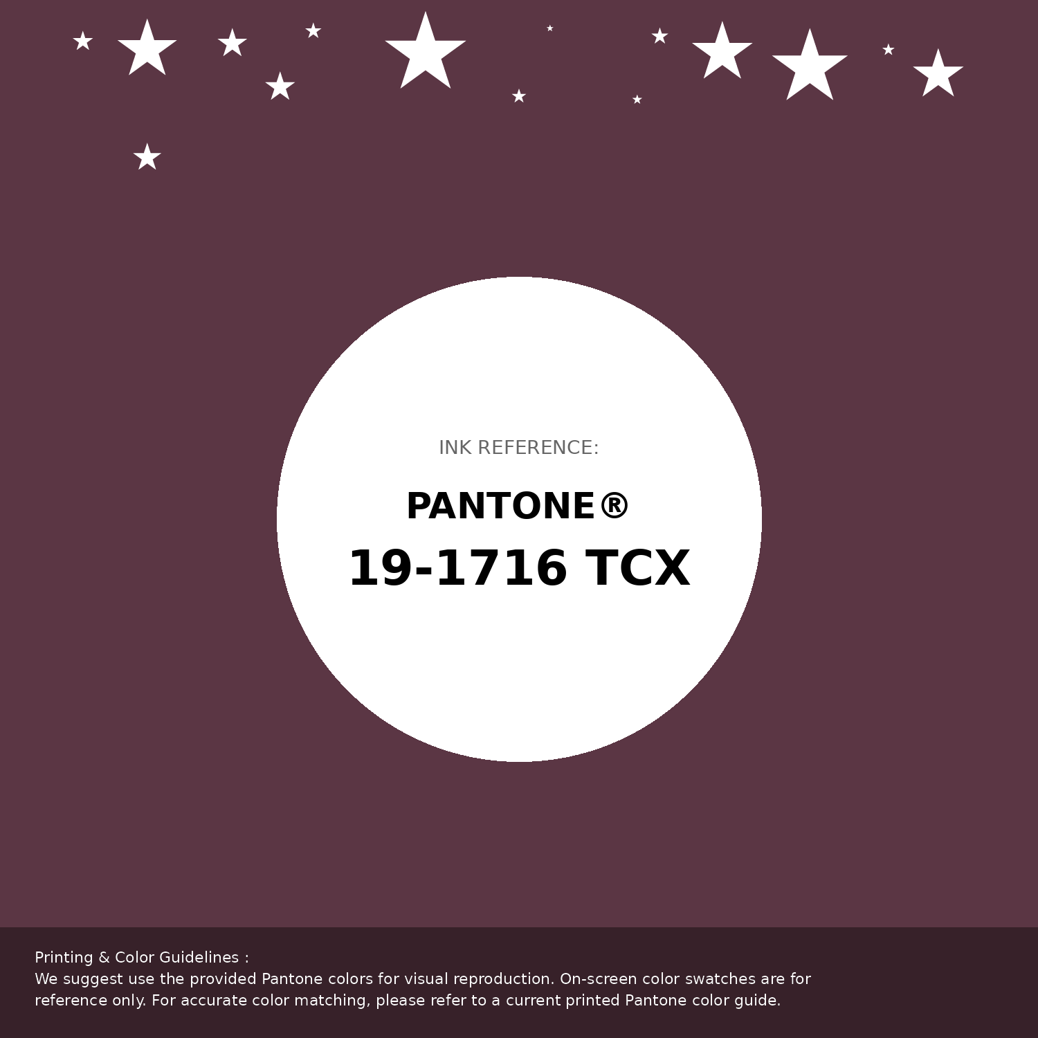 Mauve Wine | Printing Match PANTONE 19-1716 TCX | Color conversion CMYK ...
