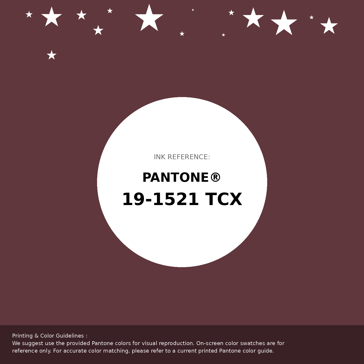Hex Color #60373d | Printing Match PANTONE 19-1521 TCX | Color ...