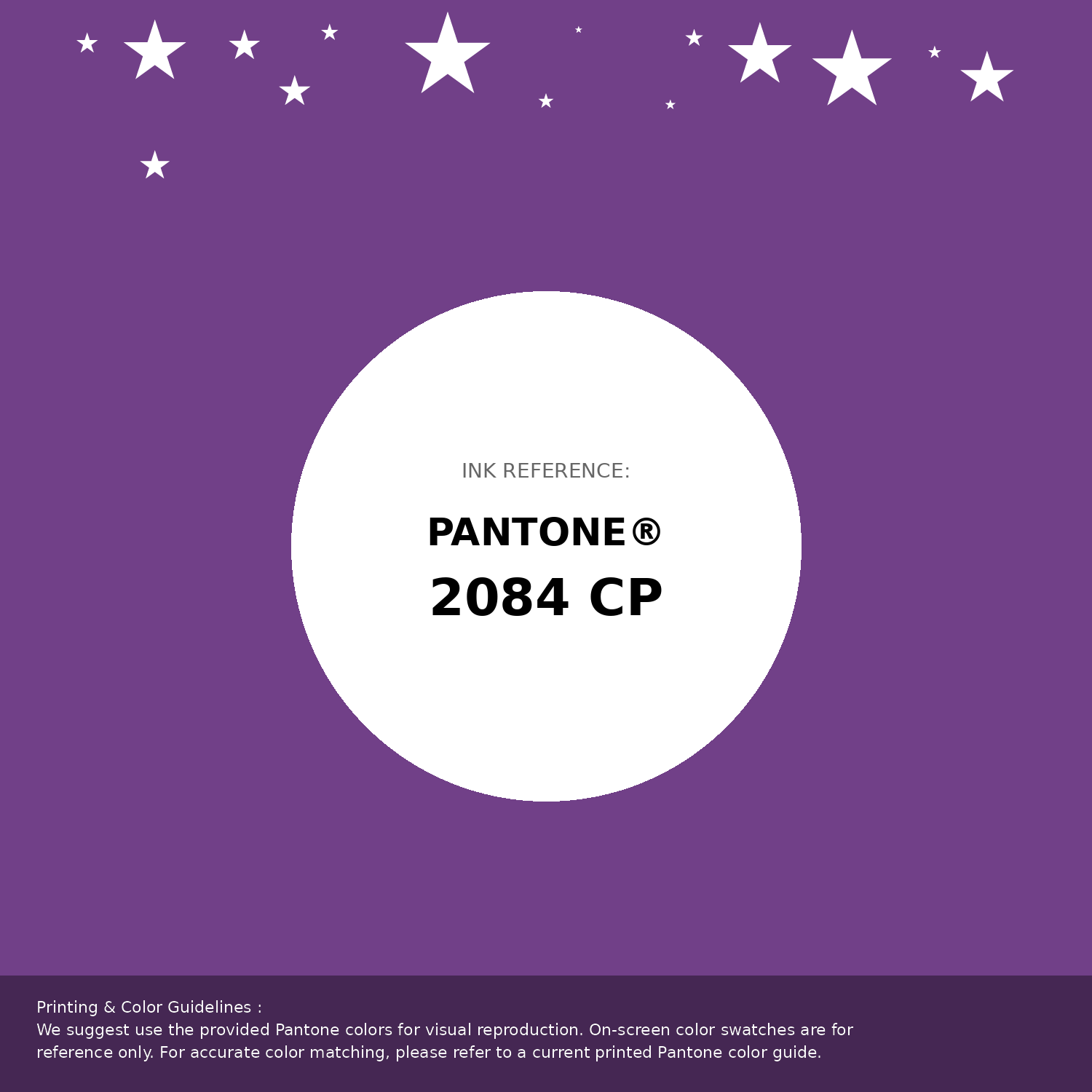 Nightly Violet (similar) Color | 714088 | Printing Match PANTONE 2084 ...