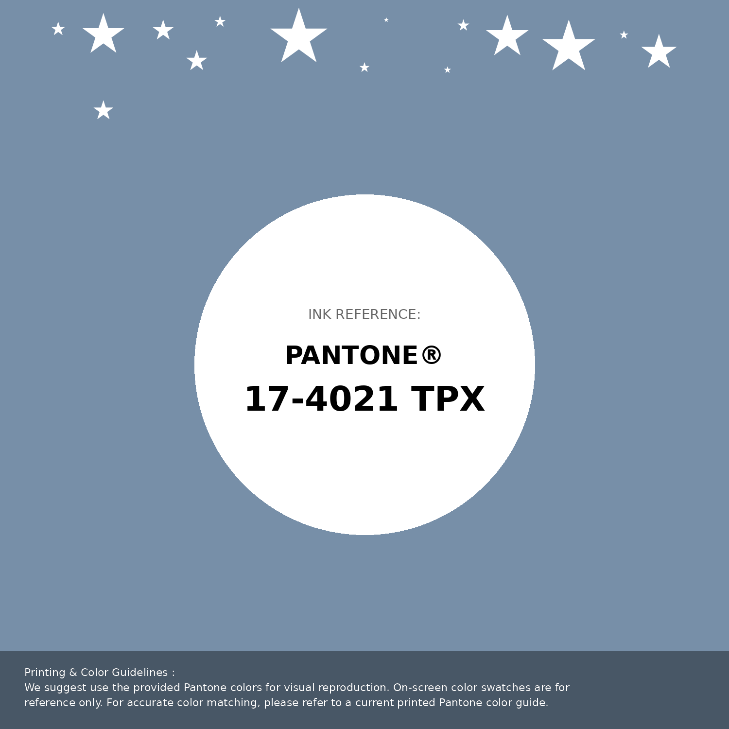 Hex Color #778fa8 | Printing Match PANTONE 17-4021 TPX | Color ...