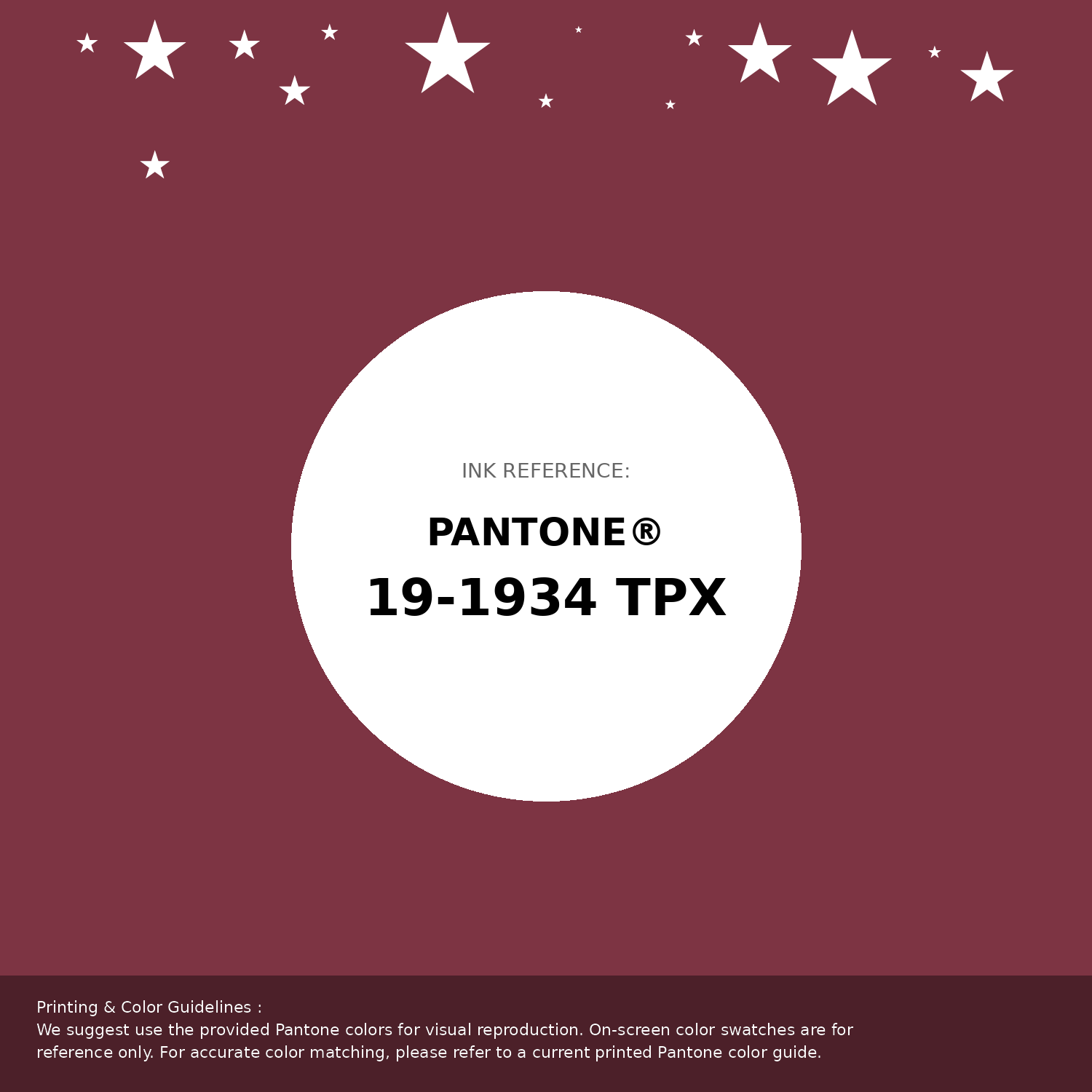 Hex Color #7d3443 | Printing Match PANTONE 19-1934 TPX | Color ...